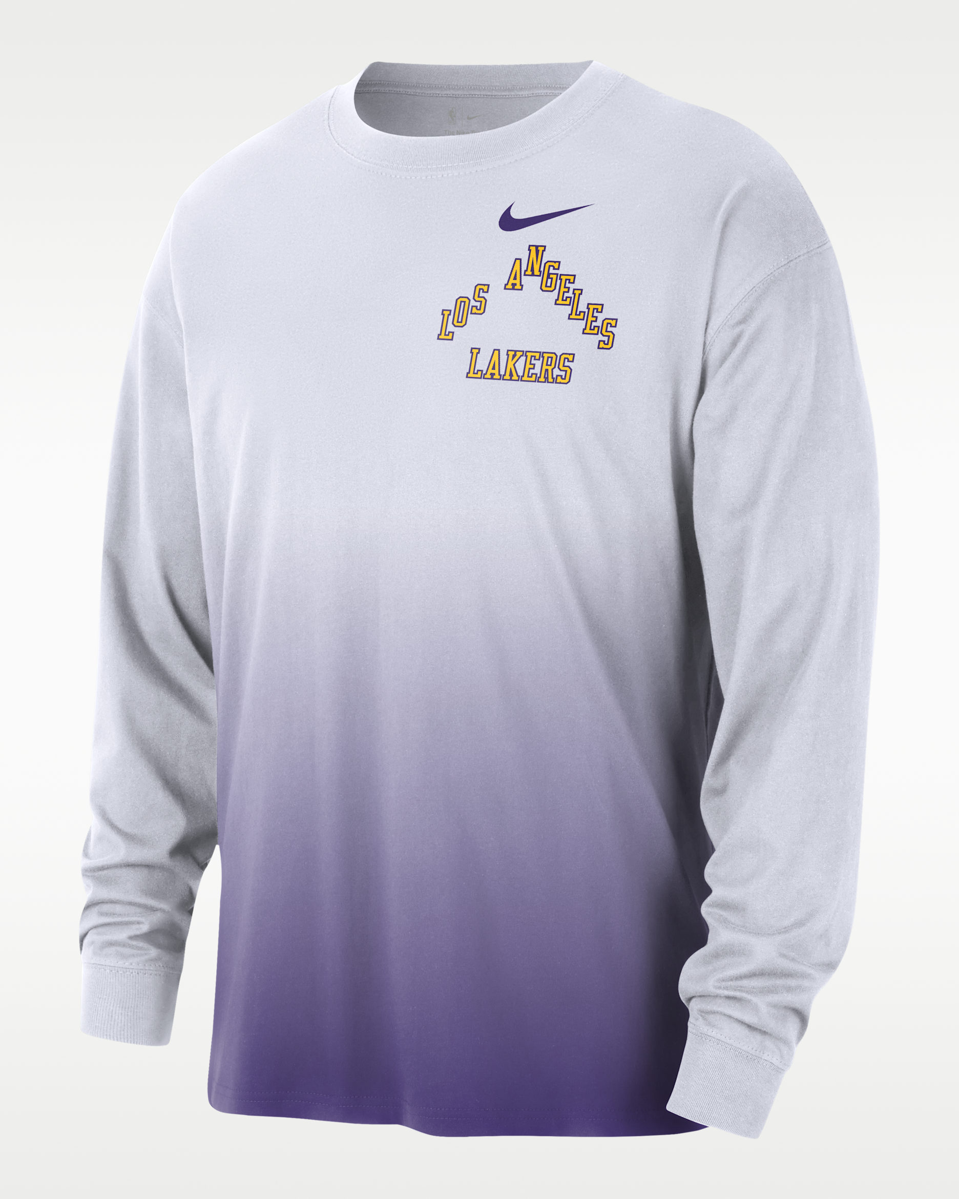 T-shirt à manches longues Max90 Nike NBA Los Angeles Lakers Courtside ...