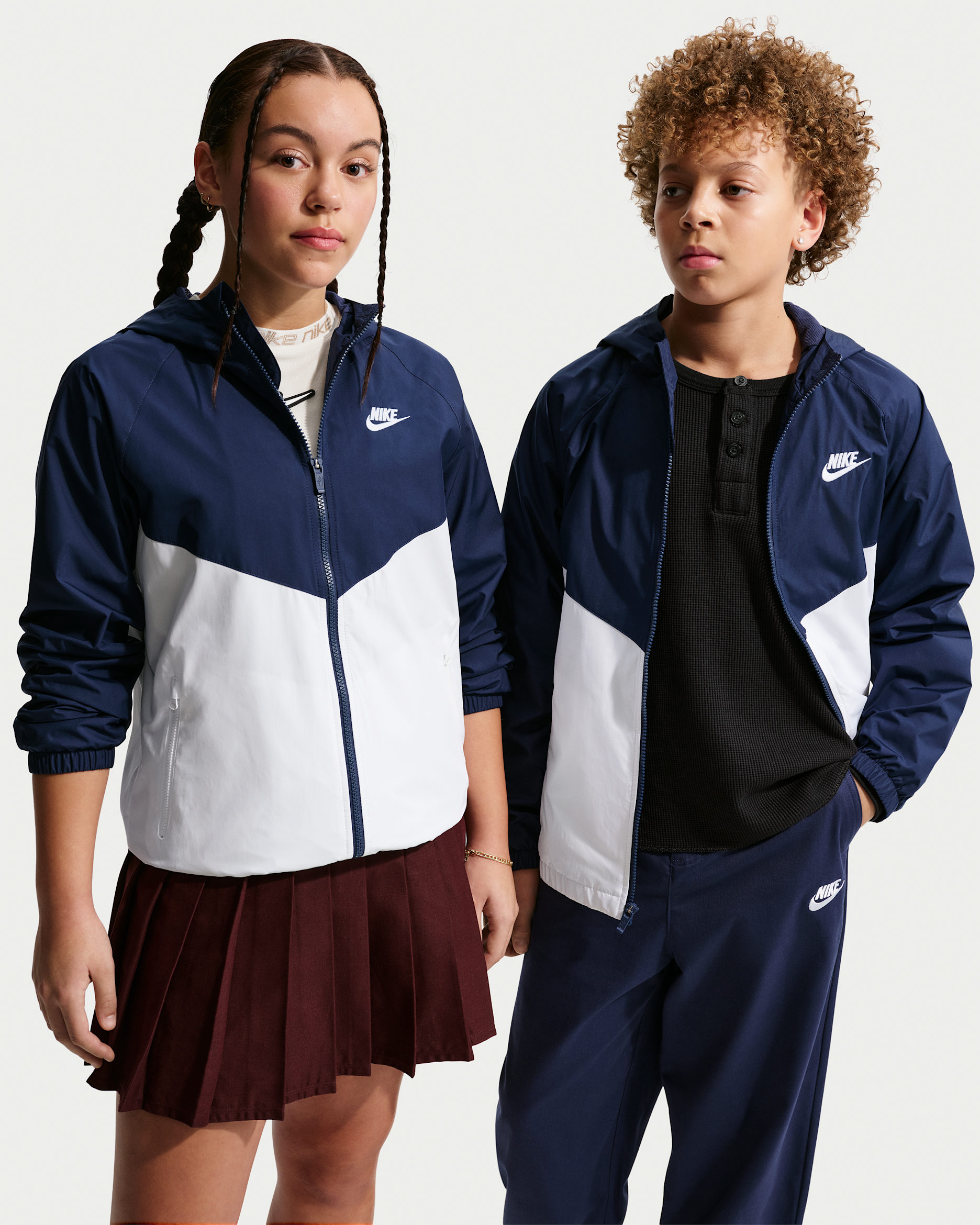 Nike Sportswear Windrunner Repel-Jacke mit Kapuze für ältere Kinder ...