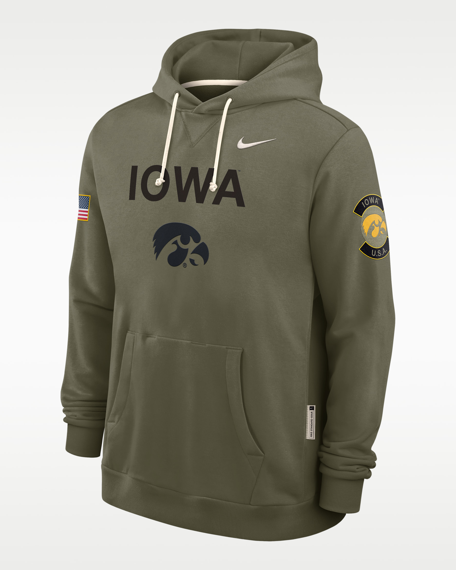 Iowa 2025 Military Appreciation Men's Nike Dri-FIT College Pullover ...