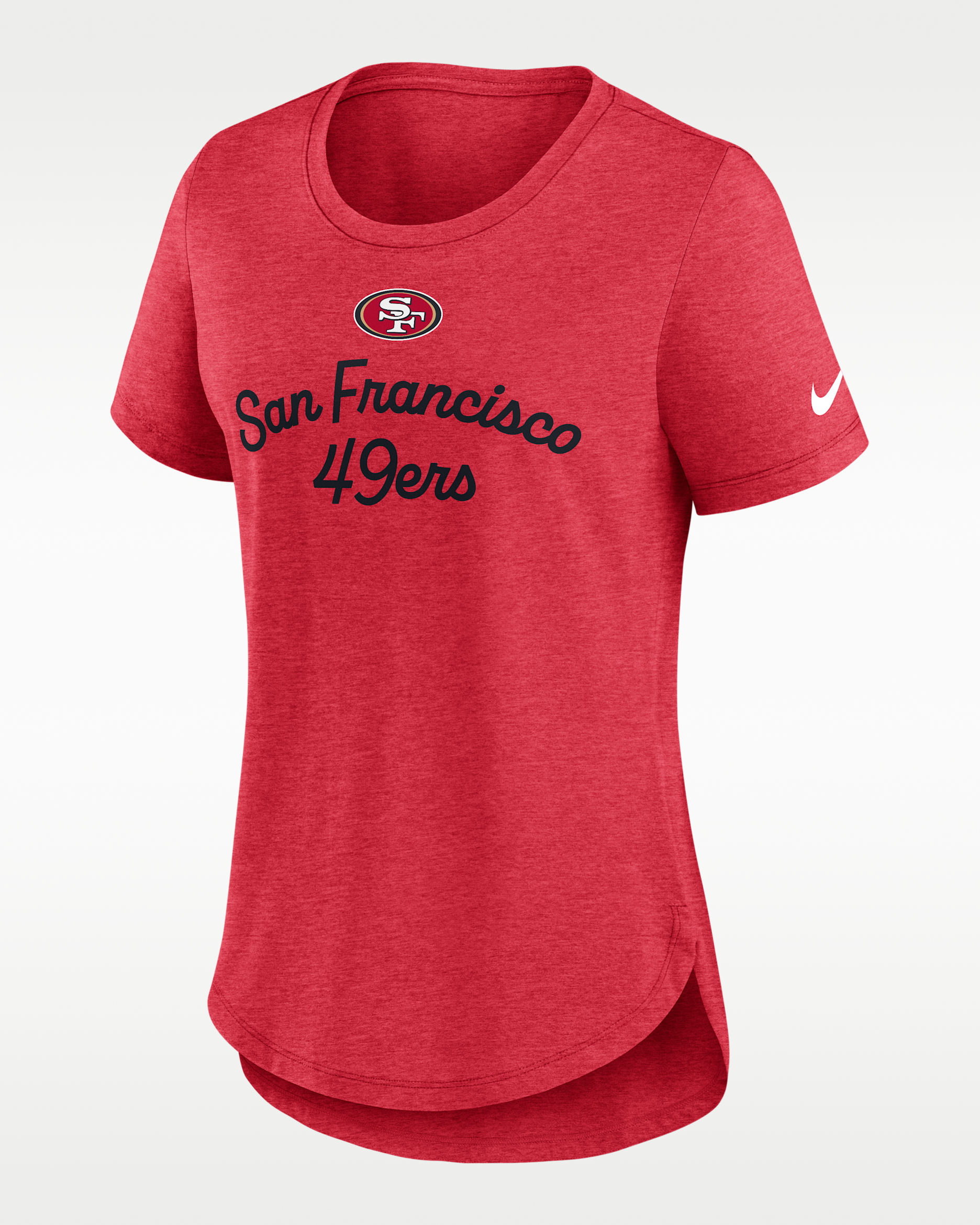 Playera Nike de la NFL para mujer San Francisco 49ers Script. Nike.com