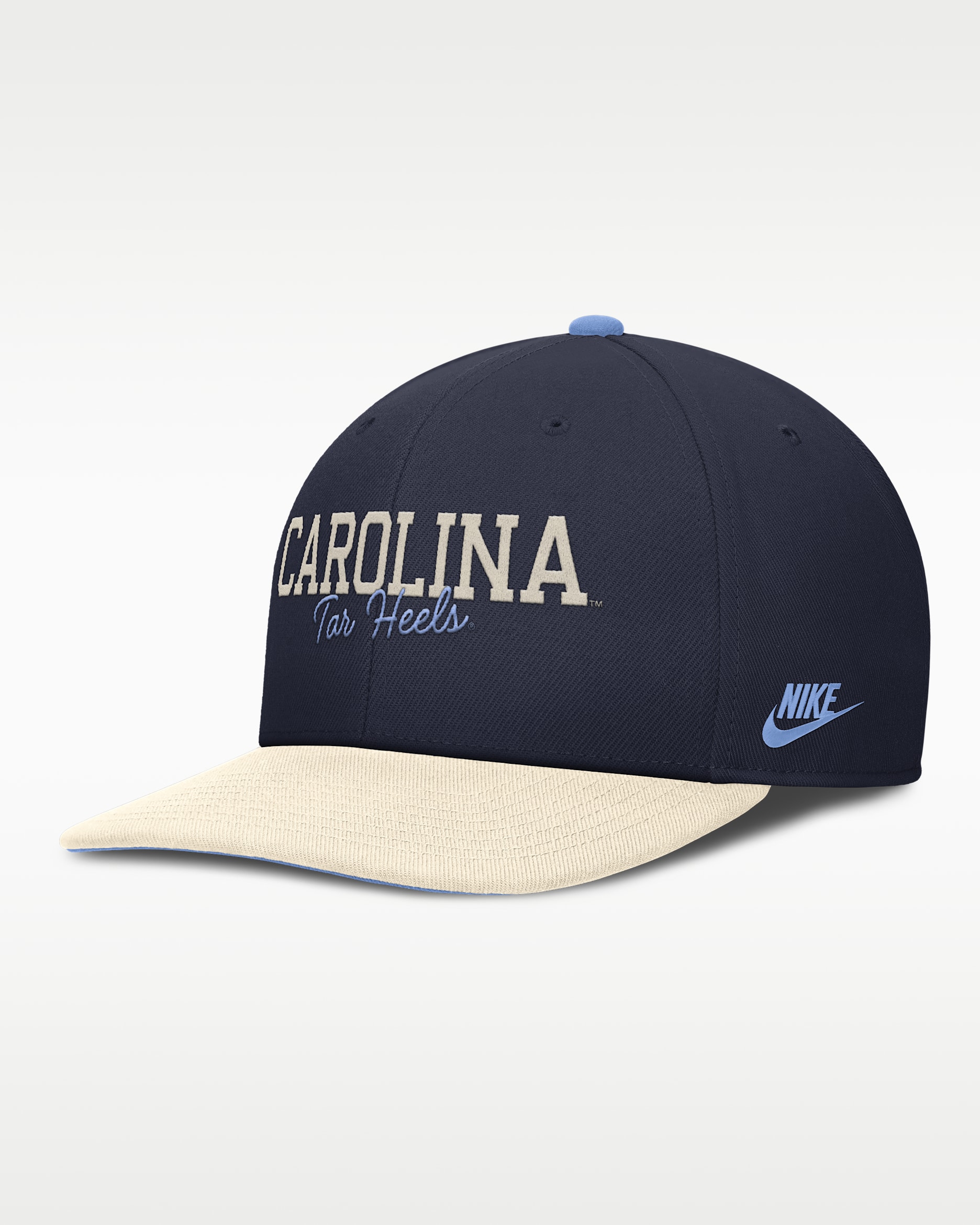 North Carolina Legacy Script Men's Nike Dri-FIT College Adjustable Hat ...