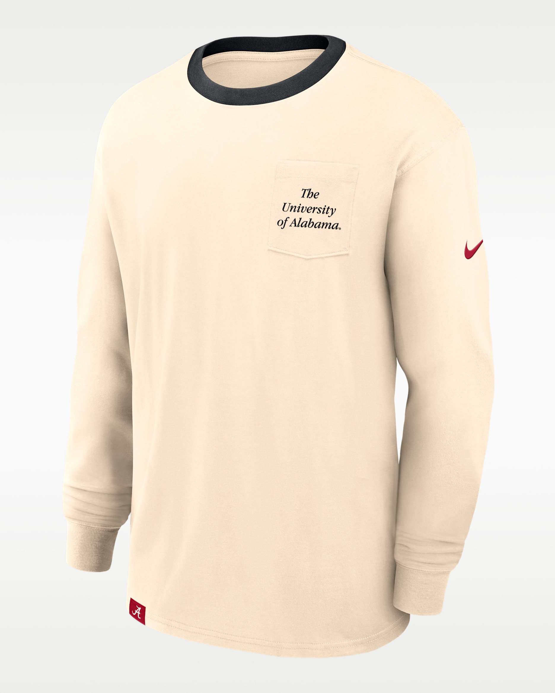Playera de manga larga universitaria Nike para hombre Alabama Athletic ...