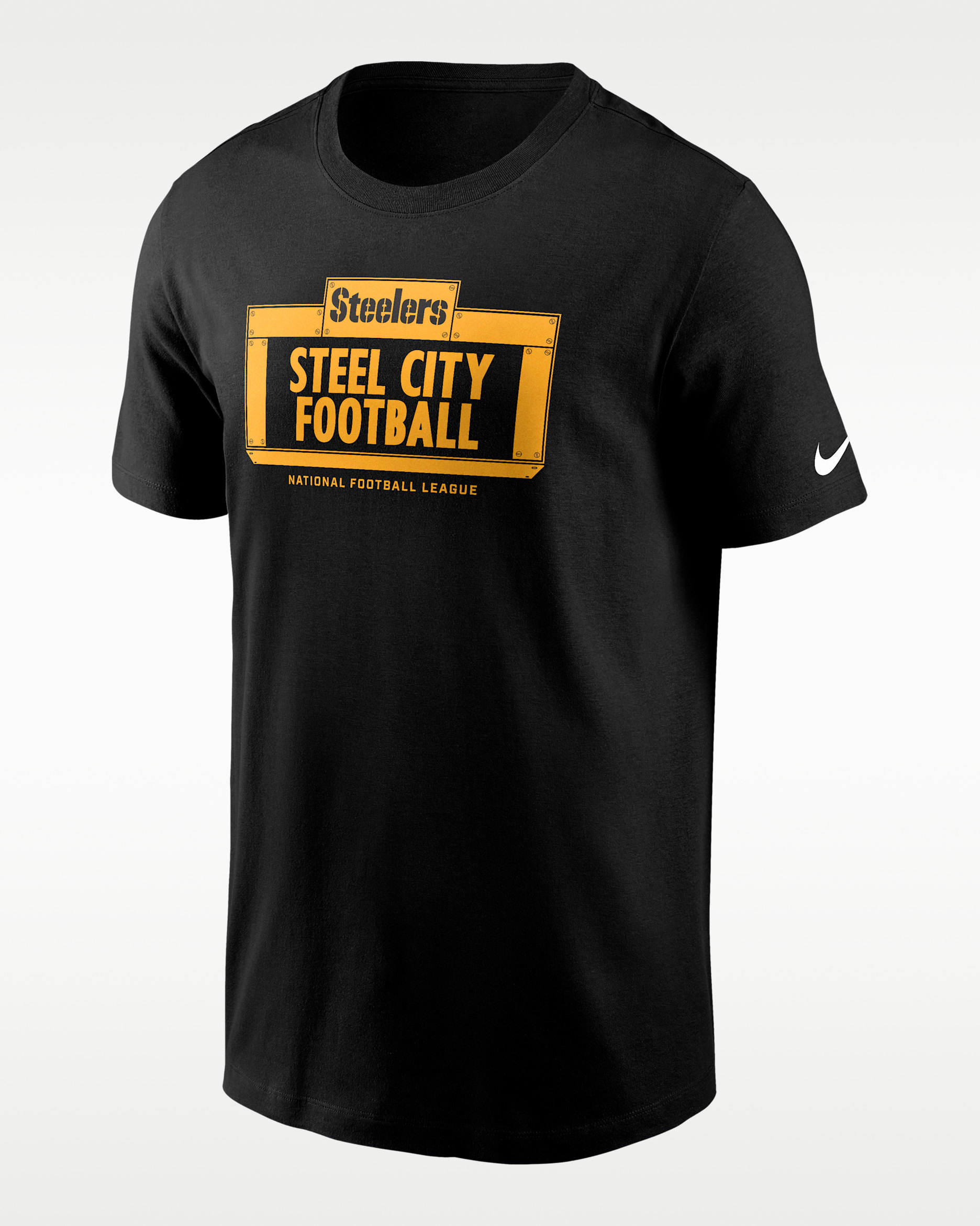 Playera Nike NFL Pittsburgh Steelers Local Essential para hombre. Nike.com