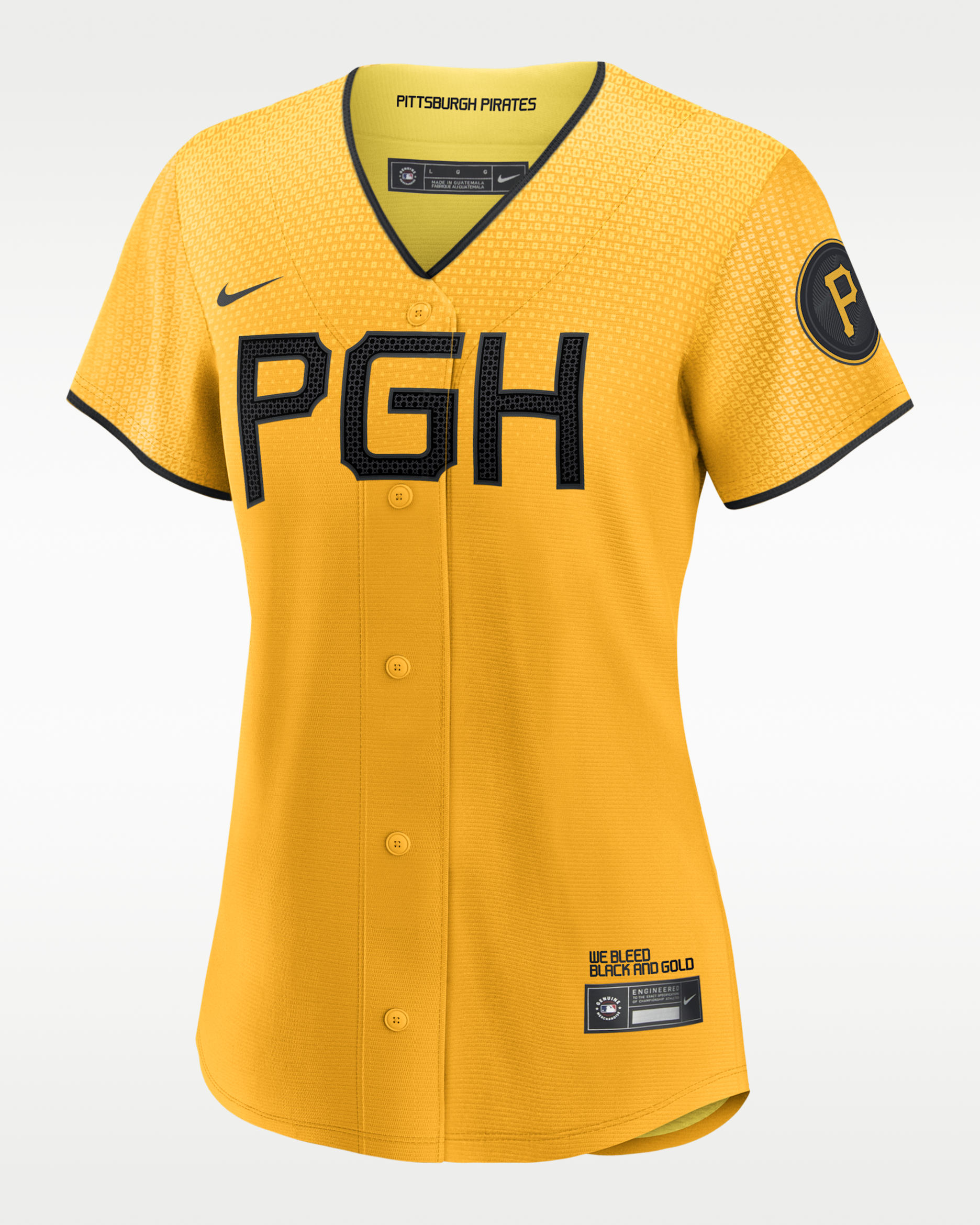 MLB Pittsburgh Pirates City Connect (Bryan Reynolds) Women's Replica ...