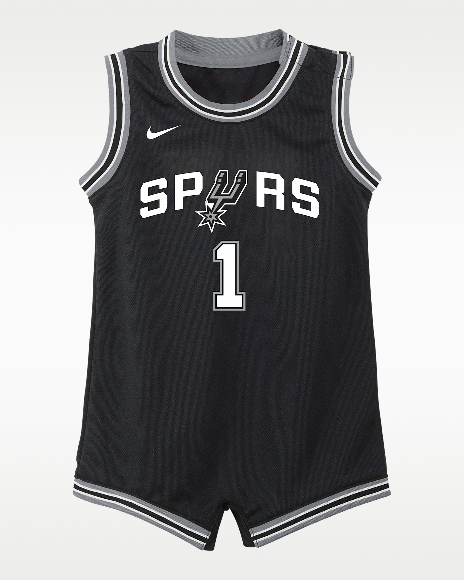 Mono Nike de la NBA para bebé de Victor Wembanyama de los San Antonio ...