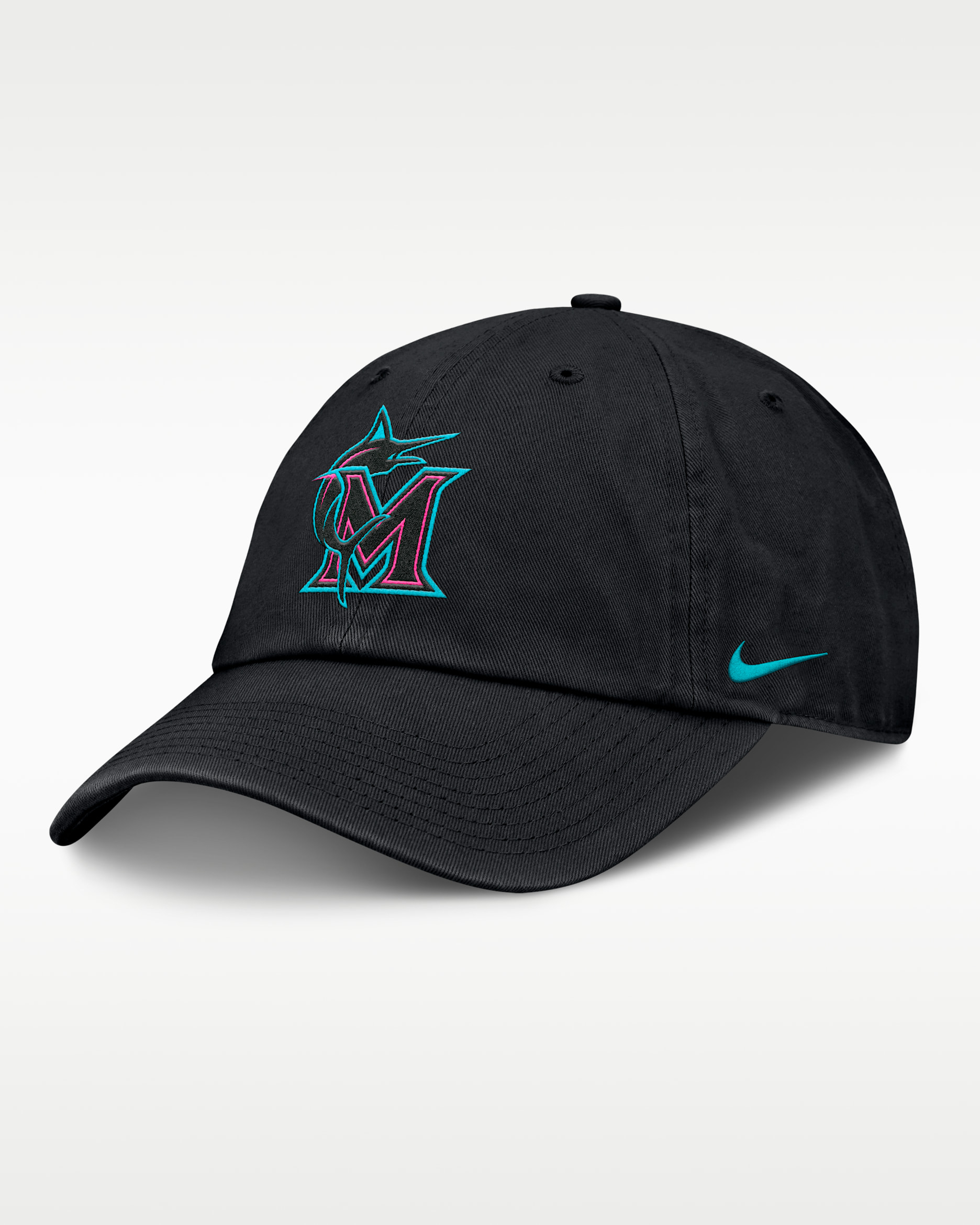 Gorra Nike de la MLB ajustable para hombre Miami Marlins City Connect ...