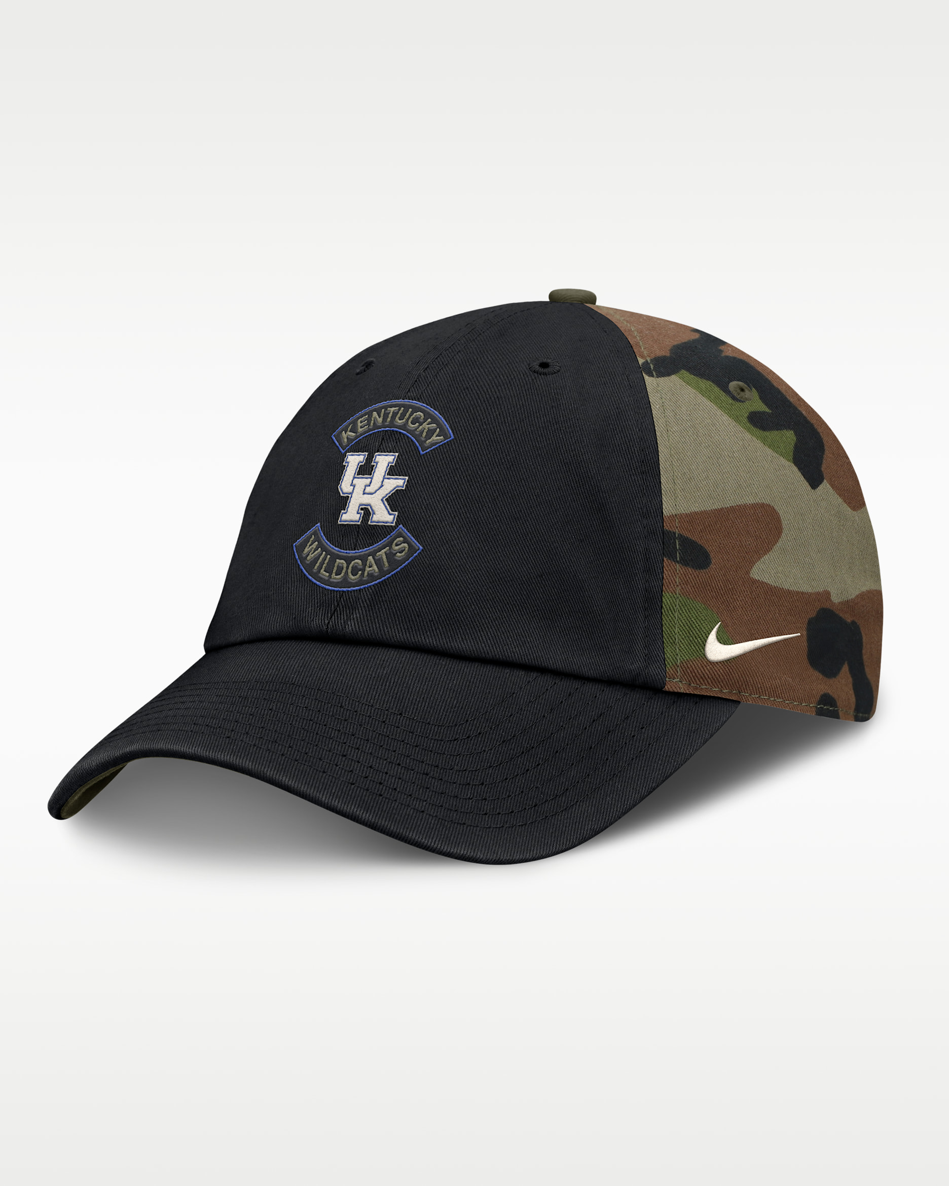 Gorra universitaria ajustable Nike para hombre Kentucky 2025 Military ...