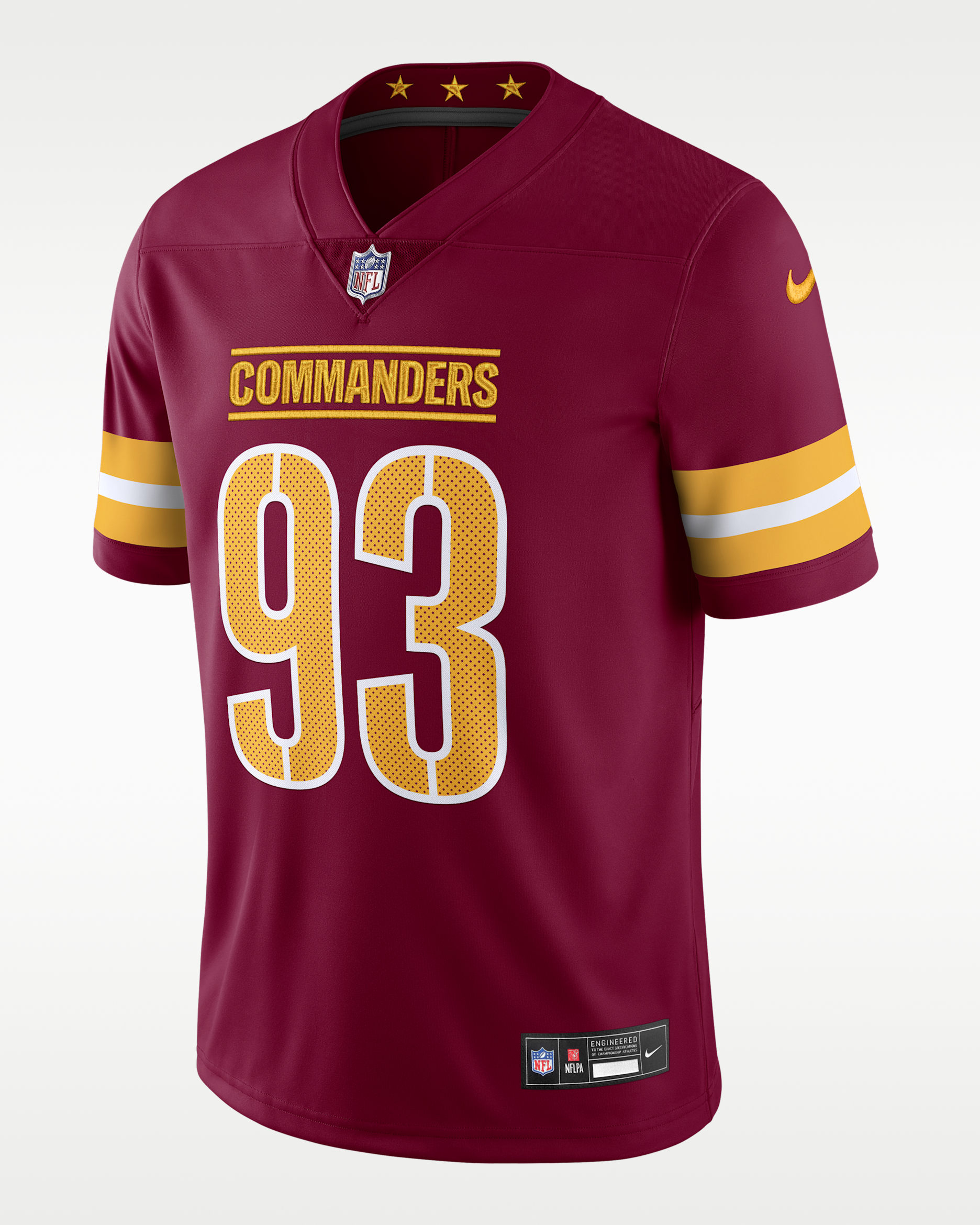 Jonathan Allen Washington Commanders Men's Nike NFL Limited Jersey ...
