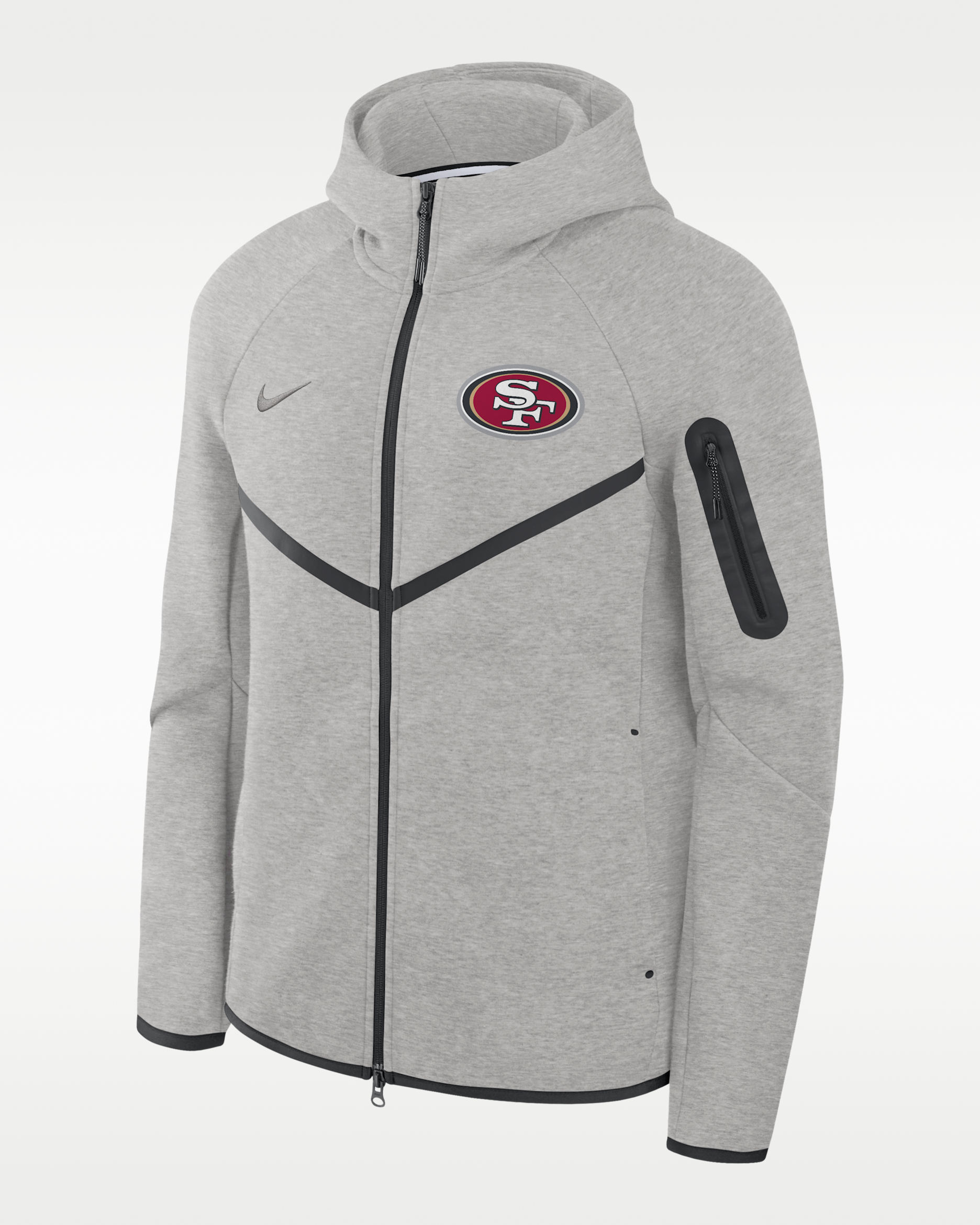 Chamarra con gorro de cierre completo Nike Tech Fleece Windrunner de la ...