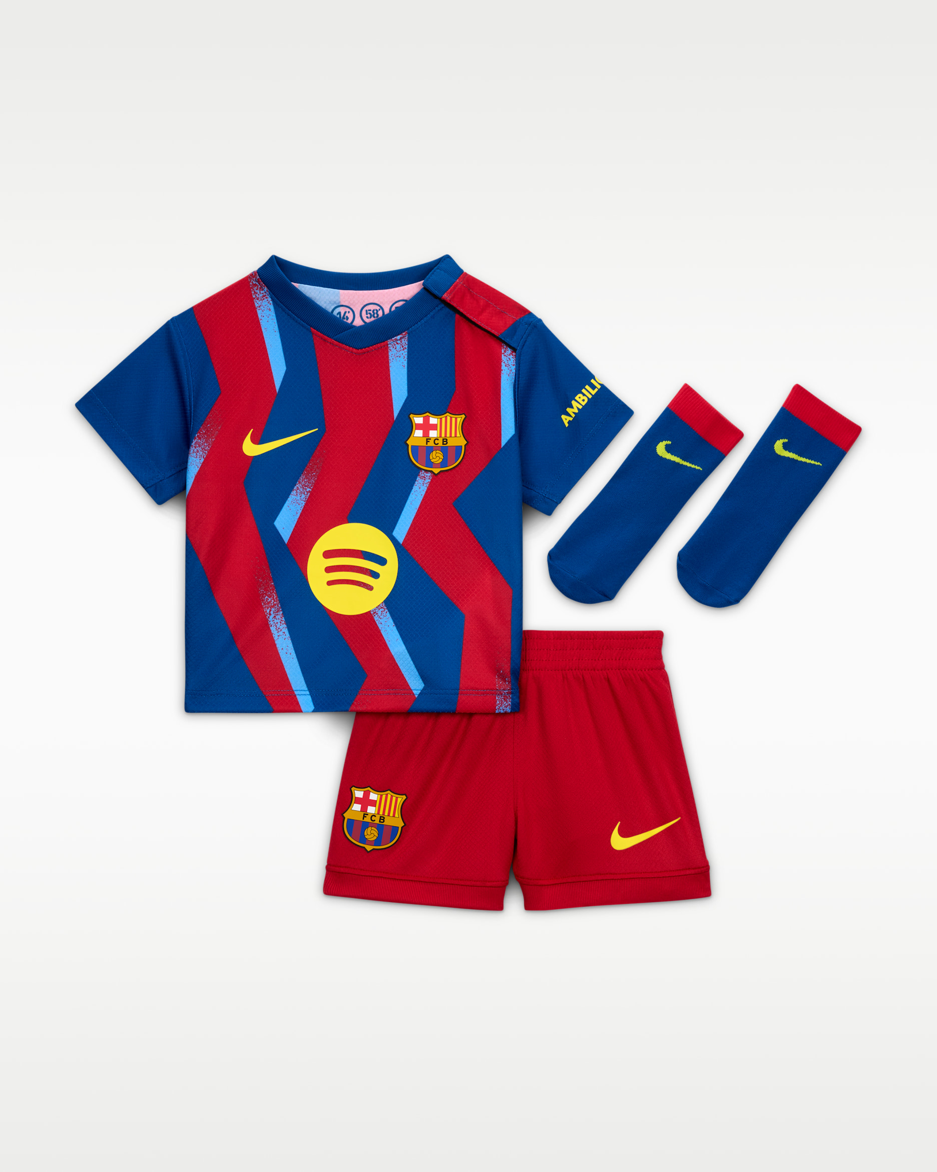 FC Barcelona 2025/26 Stadium Fourth Baby/Toddler Nike Football Replica ...