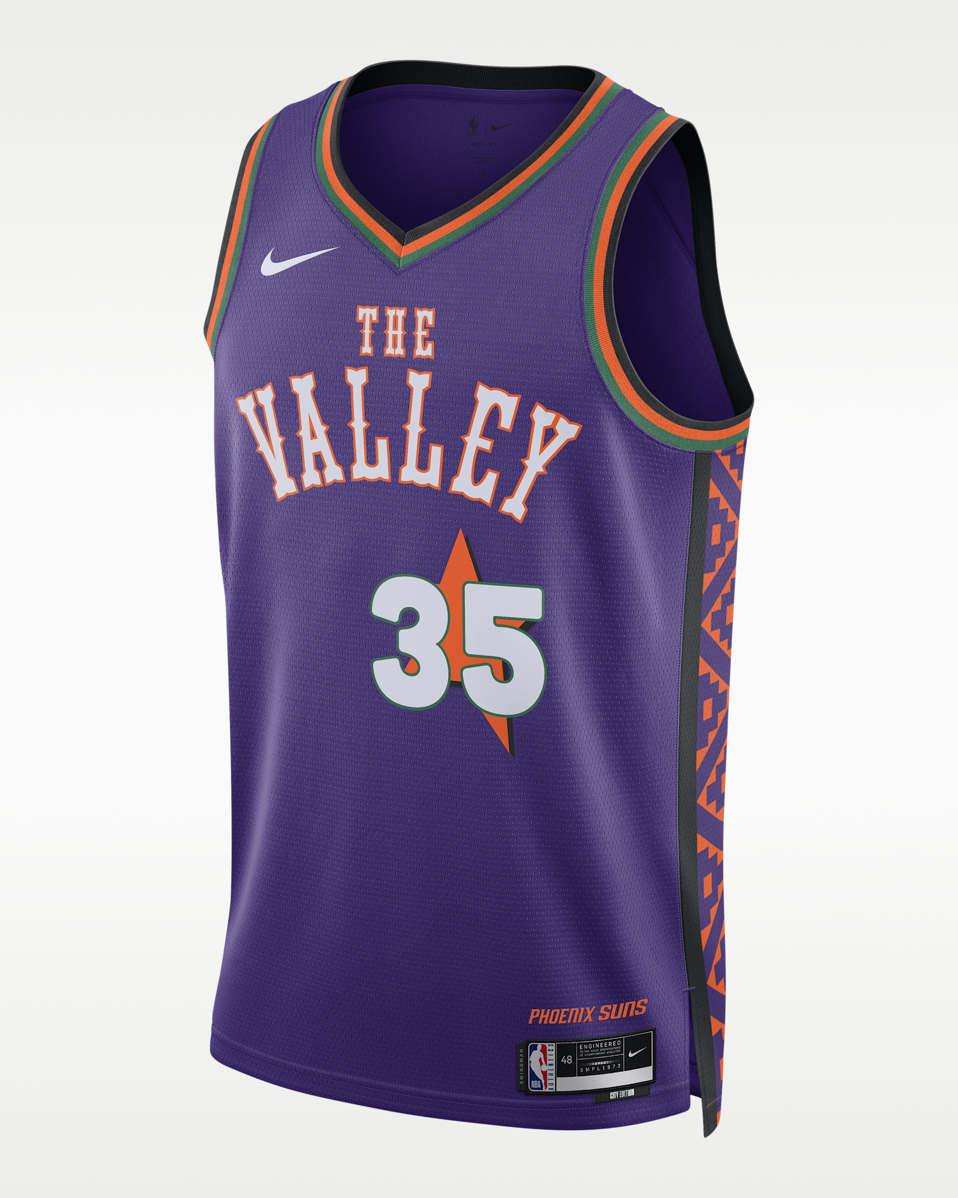 Kevin Durant Phoenix Suns 2024/25 City Edition Men's Nike Dri-FIT NBA ...