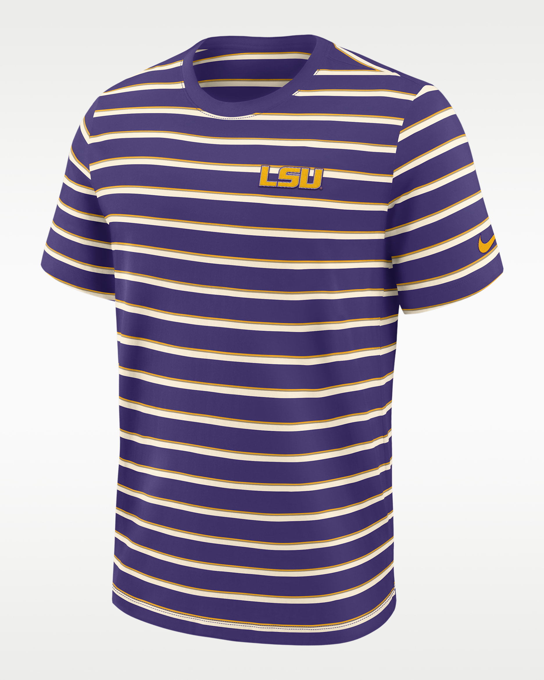 LSU Athletic Prep Legacy Summit Stripe Men's Nike College T-Shirt. Nike.com
