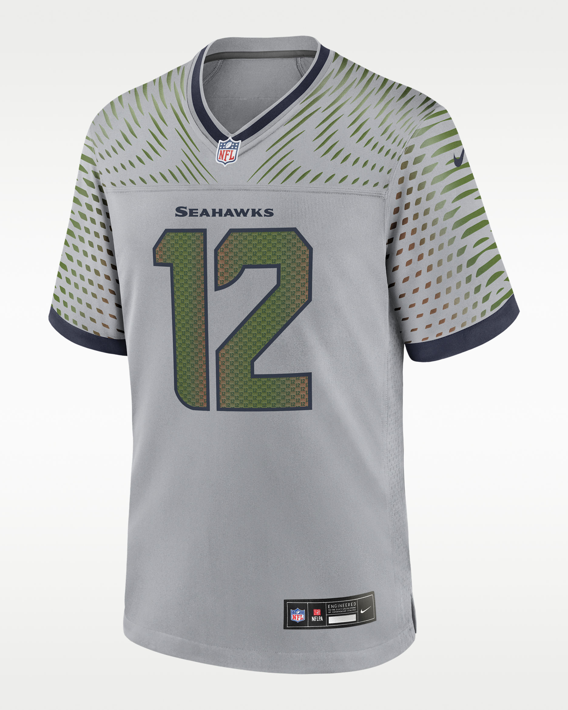 Jersey Nike de la NFL Game para hombre 12s Seattle Seahawks Rivalries ...
