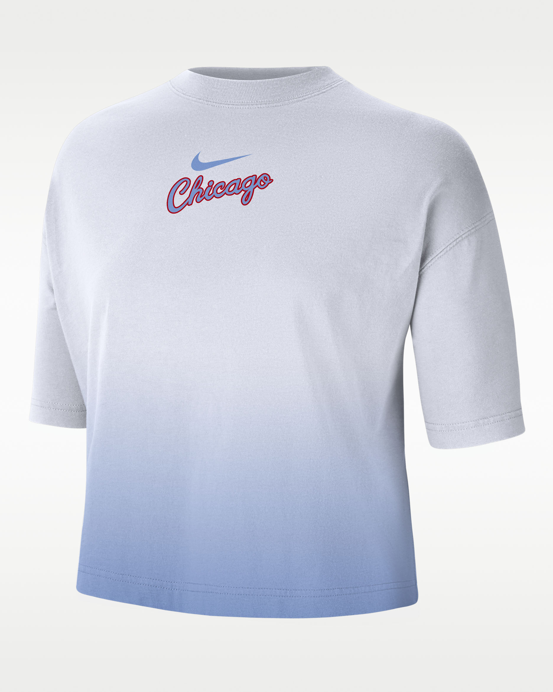 Chicago Bulls Courtside City Edition Premium Women's Nike NBA Boxy T ...