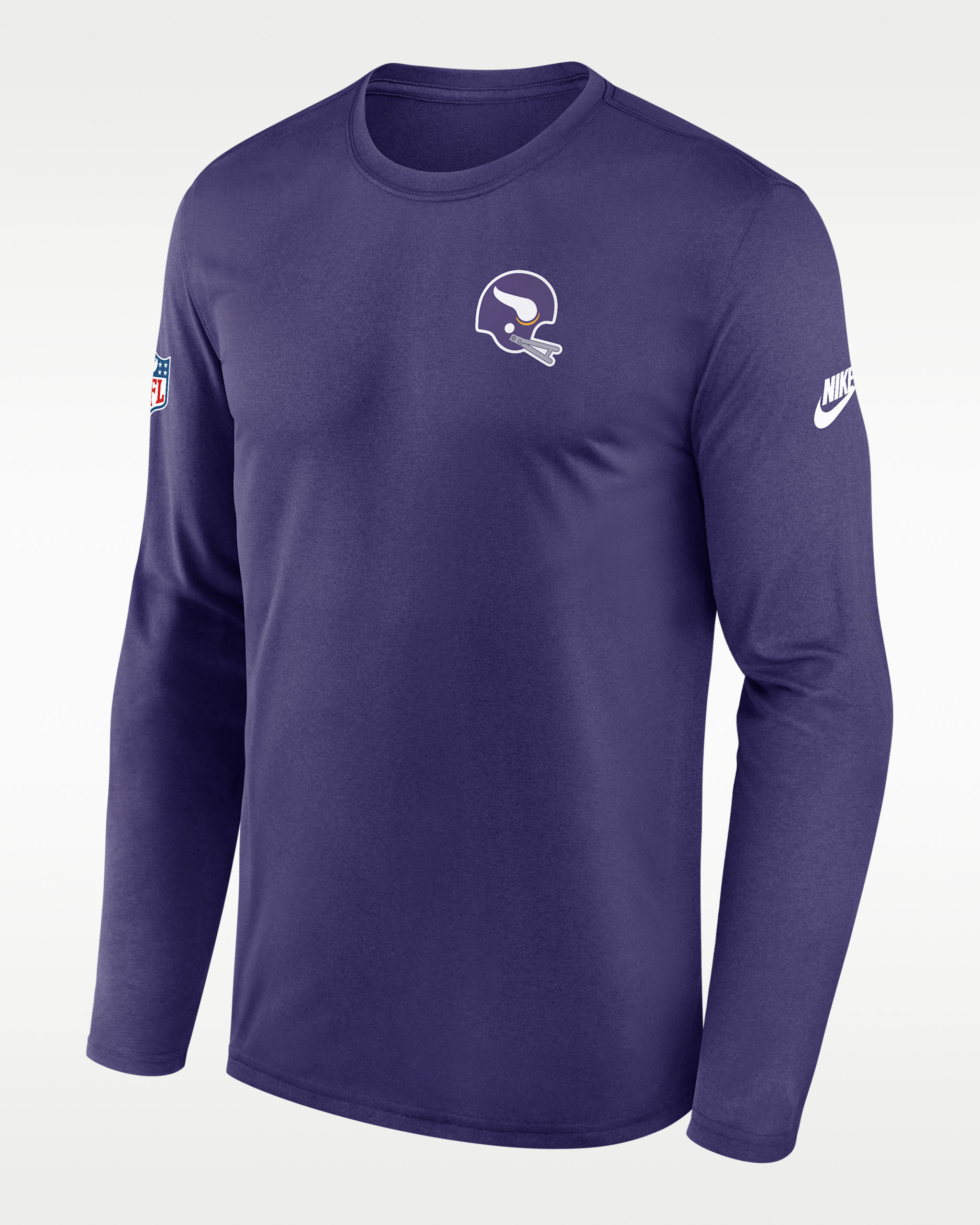 Playera de manga larga Nike Dri-FIT de la NFL para hombre Minnesota ...