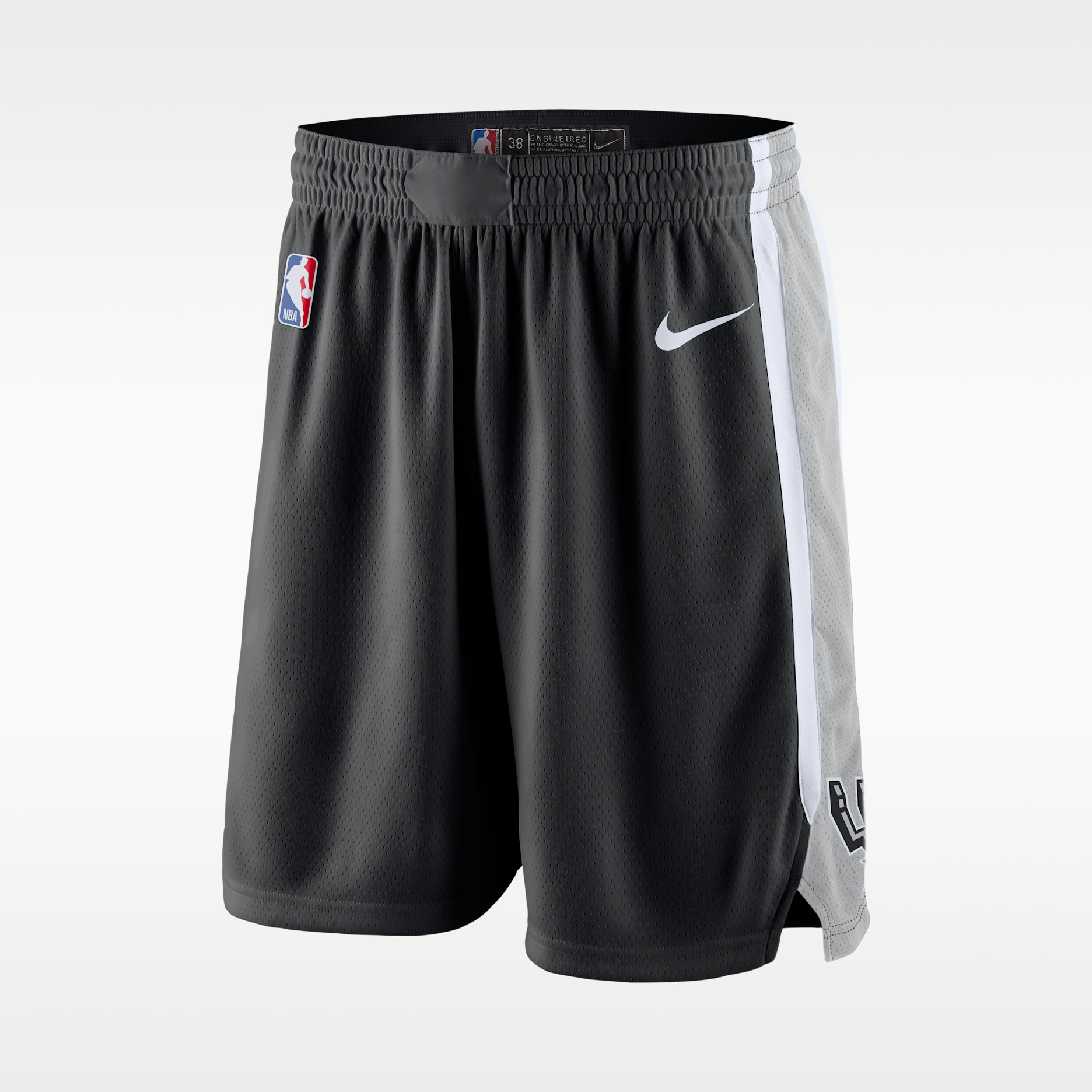 San Antonio Spurs Icon Edition Men's Nike NBA Swingman Shorts. Nike BG