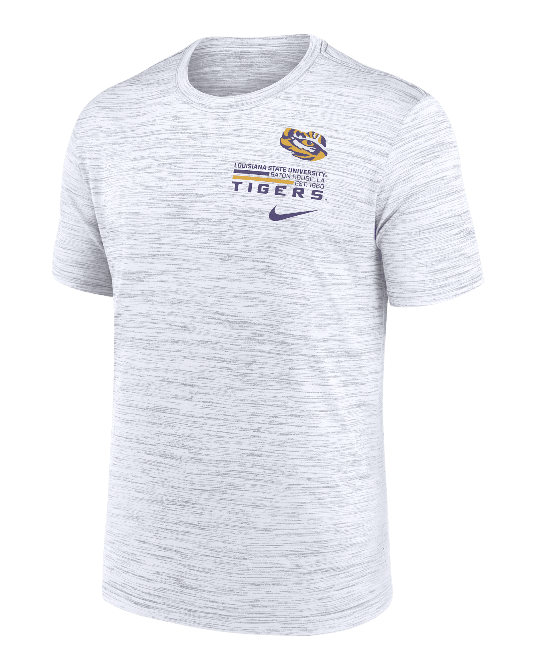 LSU Campus Chest Stack Velocity Men's Nike Dri-FIT College T-Shirt ...