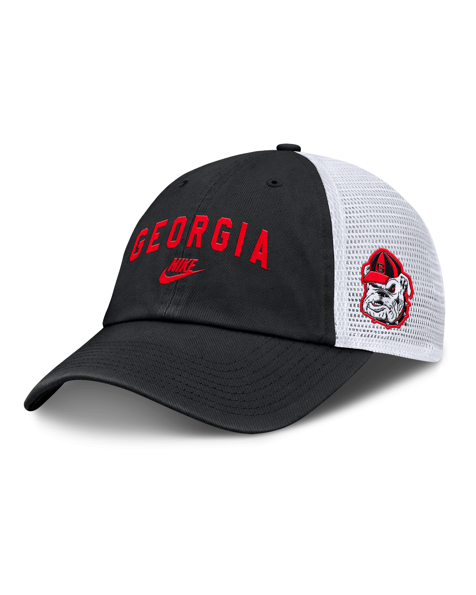Gorra de rejilla universitaria Nike ajustable para hombre Georgia ...