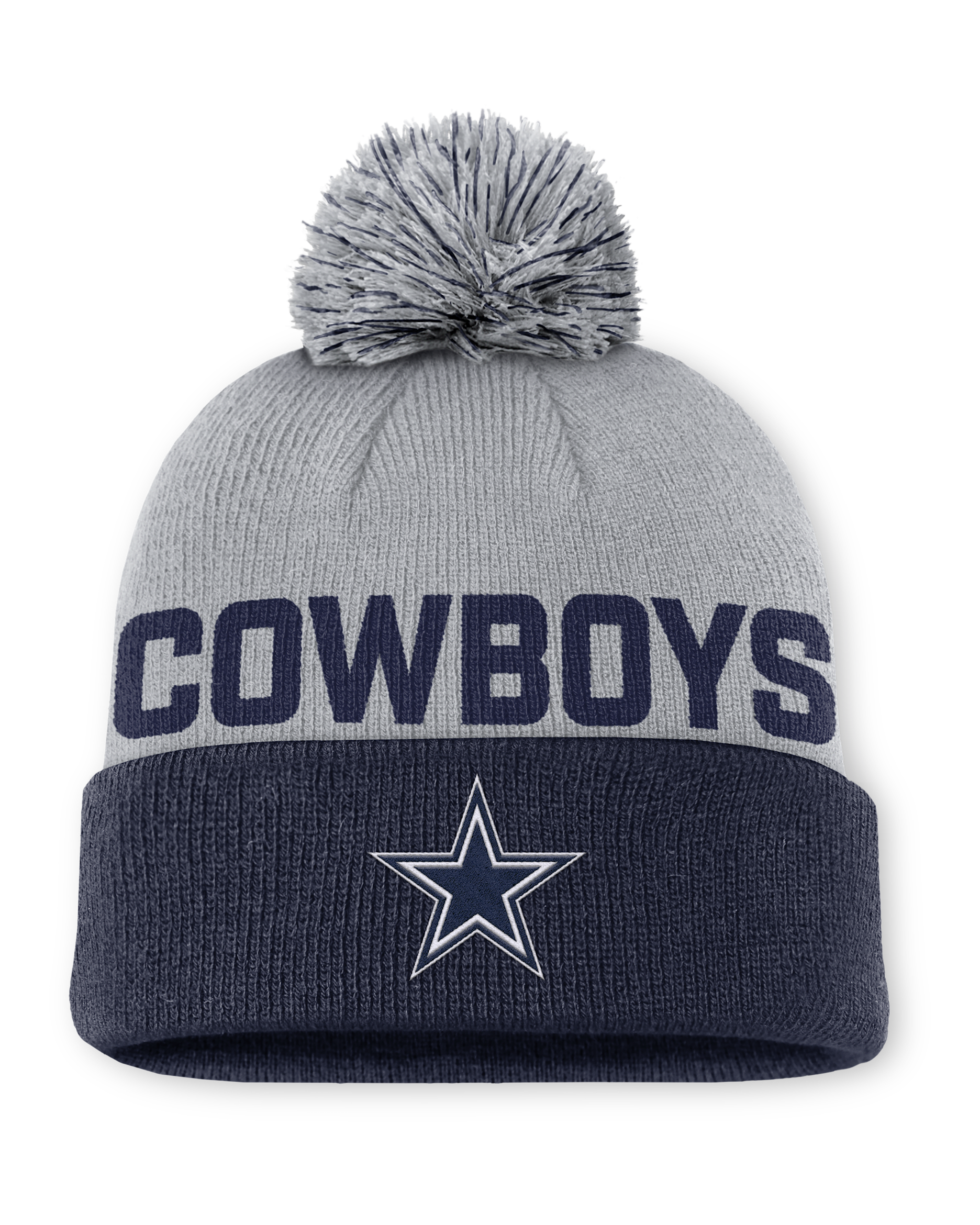 Dallas Cowboys Peak Men's Nike NFL Cuffed Pom Beanie. Nike.com