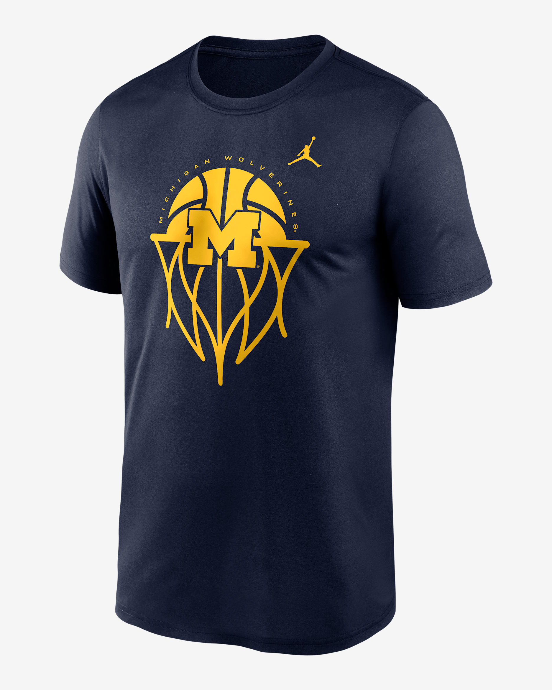Playera universitaria Nike Dri-FIT para hombre Michigan Legend ...