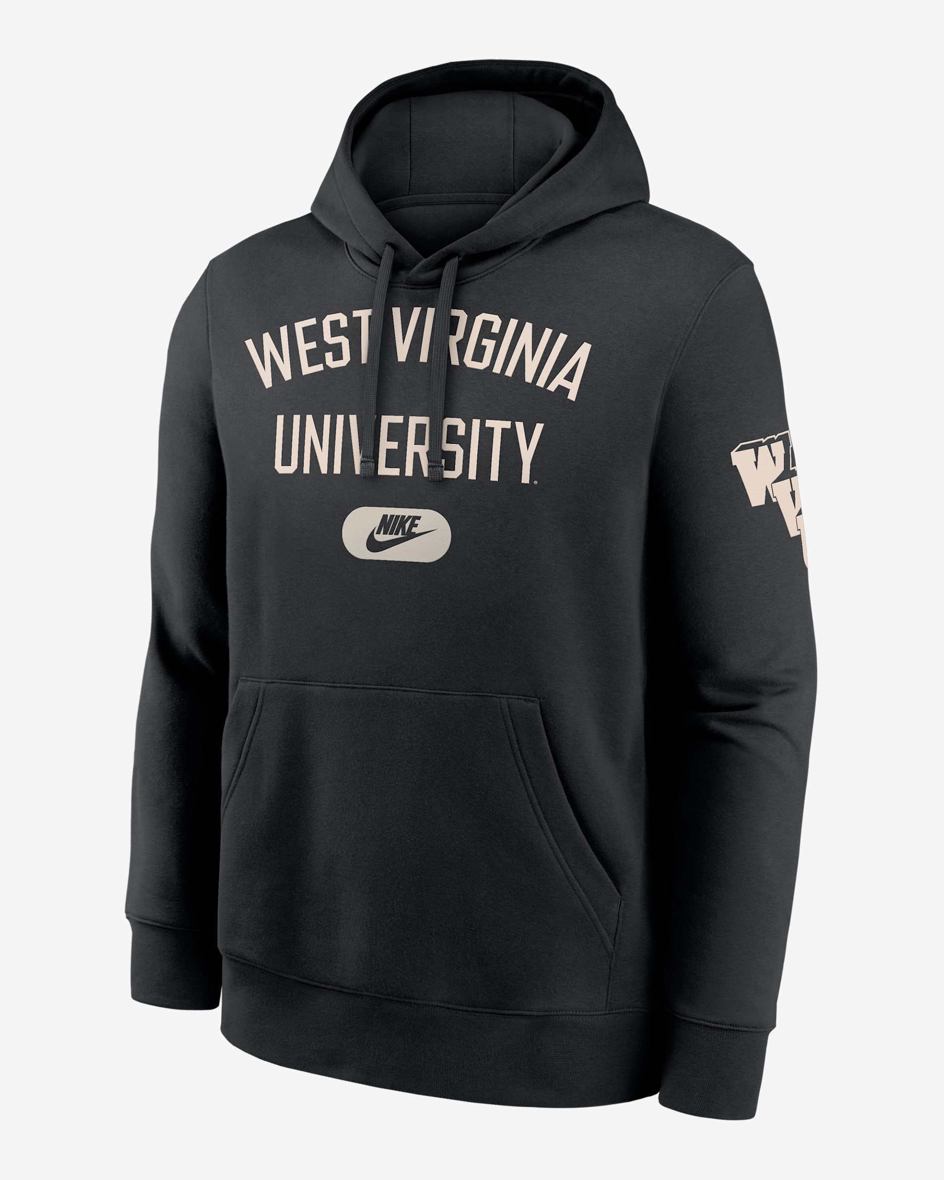 Sudadera con gorro sin cierre universitaria Nike para hombre West Virginia Club. Nike.com