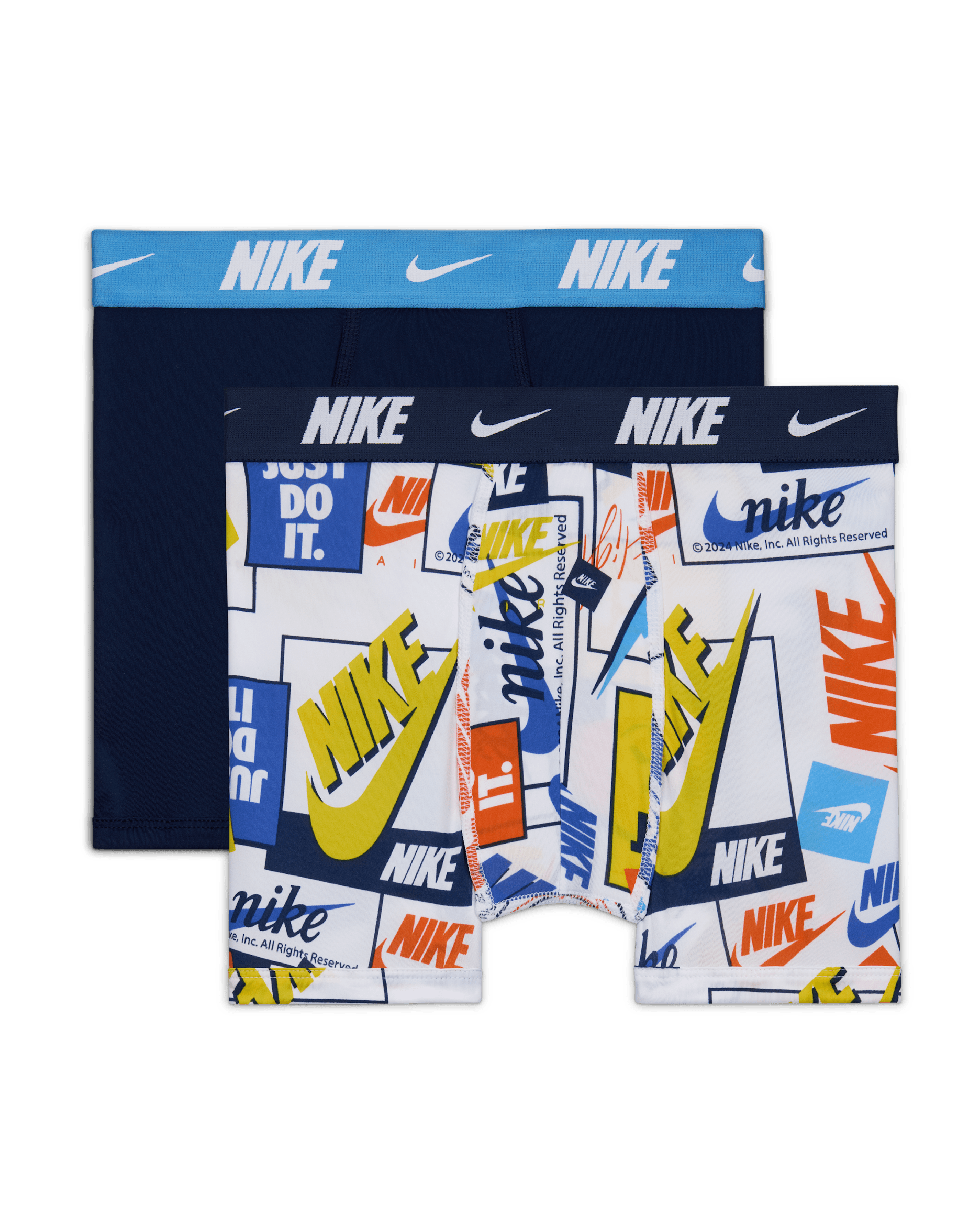 Nike Big Kids' Dri-FIT Printed Boxer Briefs (2-Pack). Nike.com