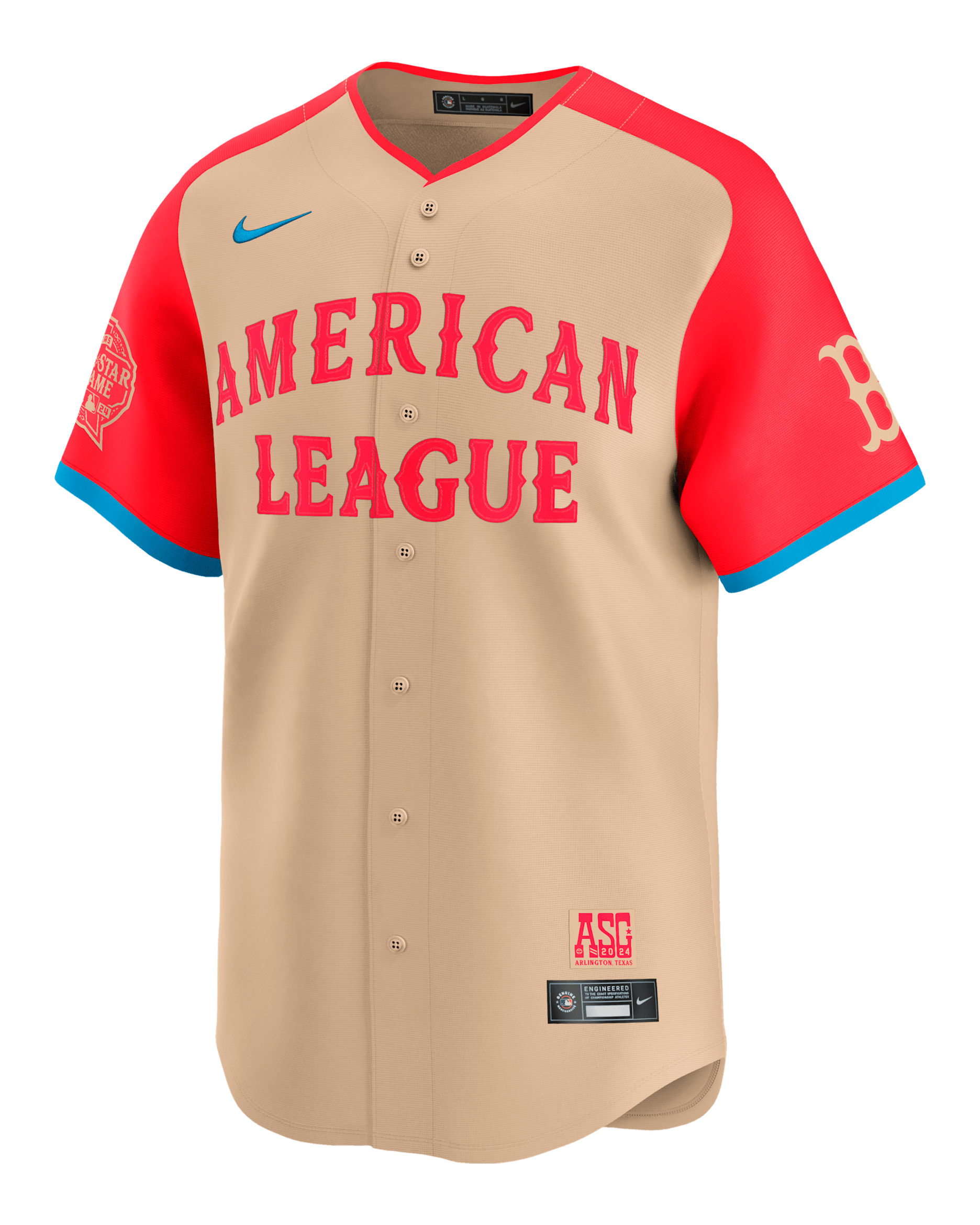 Jersey Nike Dri-FIT ADV de la MLB Limited para hombre Jarren Duran American League 2024 All-Star ...