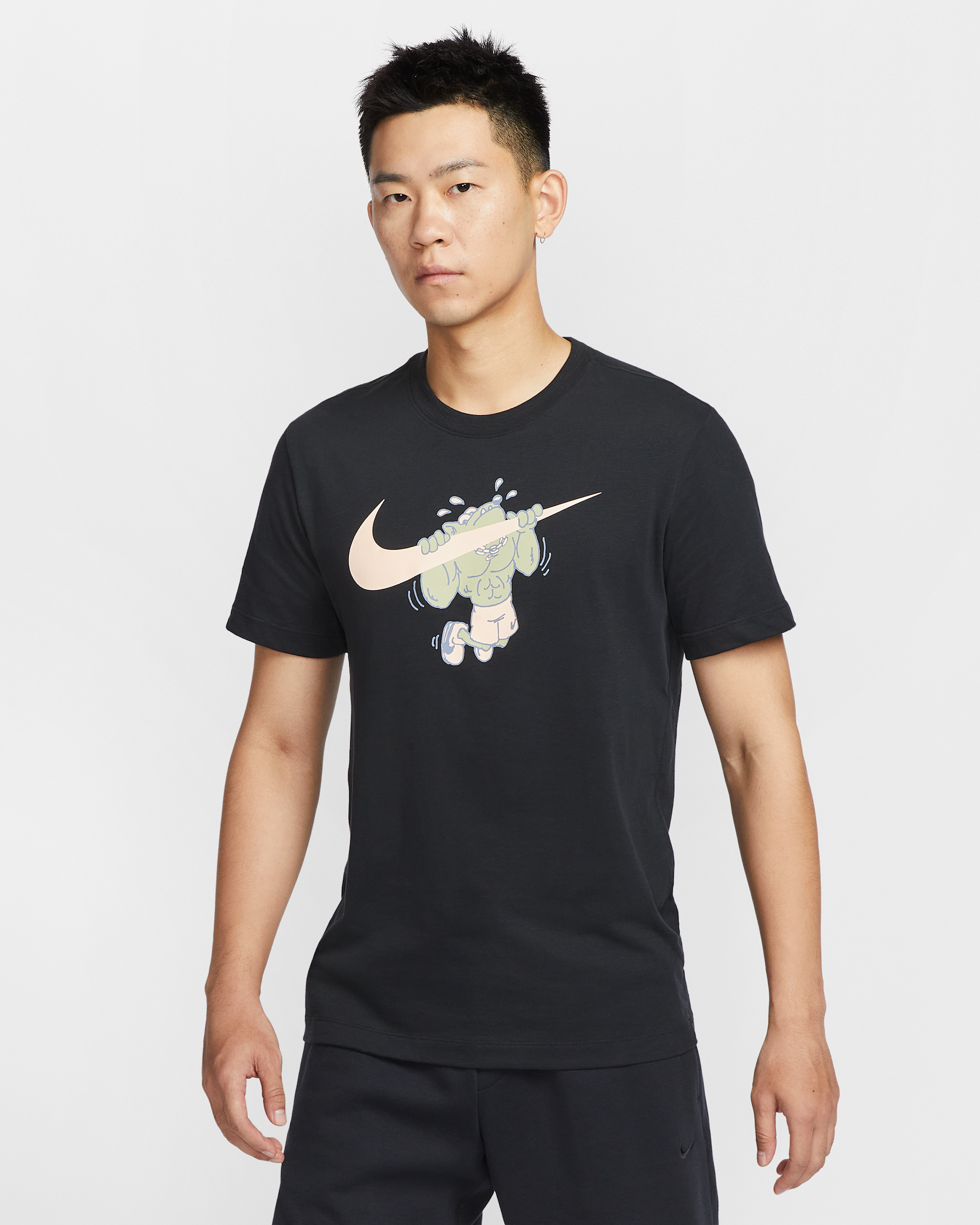 เสื้อยืดฟิตเนสผู้ชาย Dri-FIT Nike Nike TH