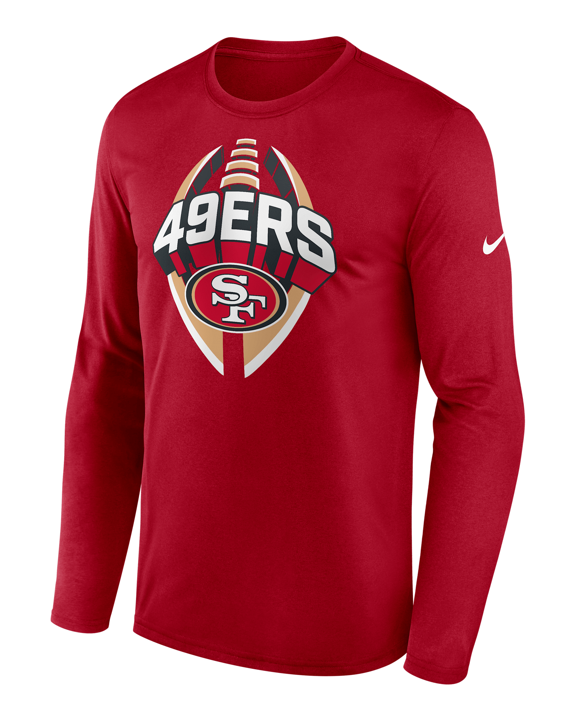 San Francisco 49ers Legend Icon Men's Nike Dri-FIT NFL Long-Sleeve T ...