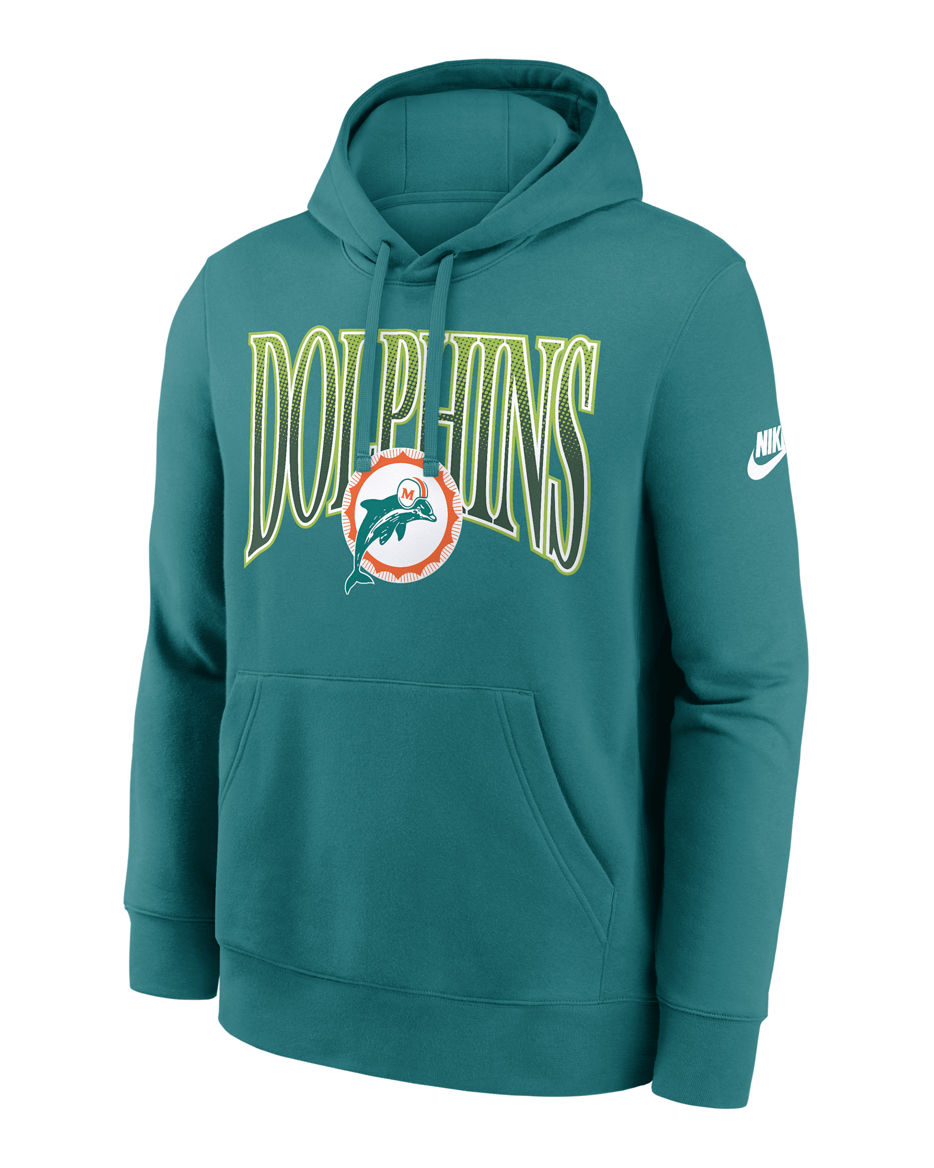 Sudadera con gorro sin cierre Nike de la NFL para hombre Miami Dolphins ...