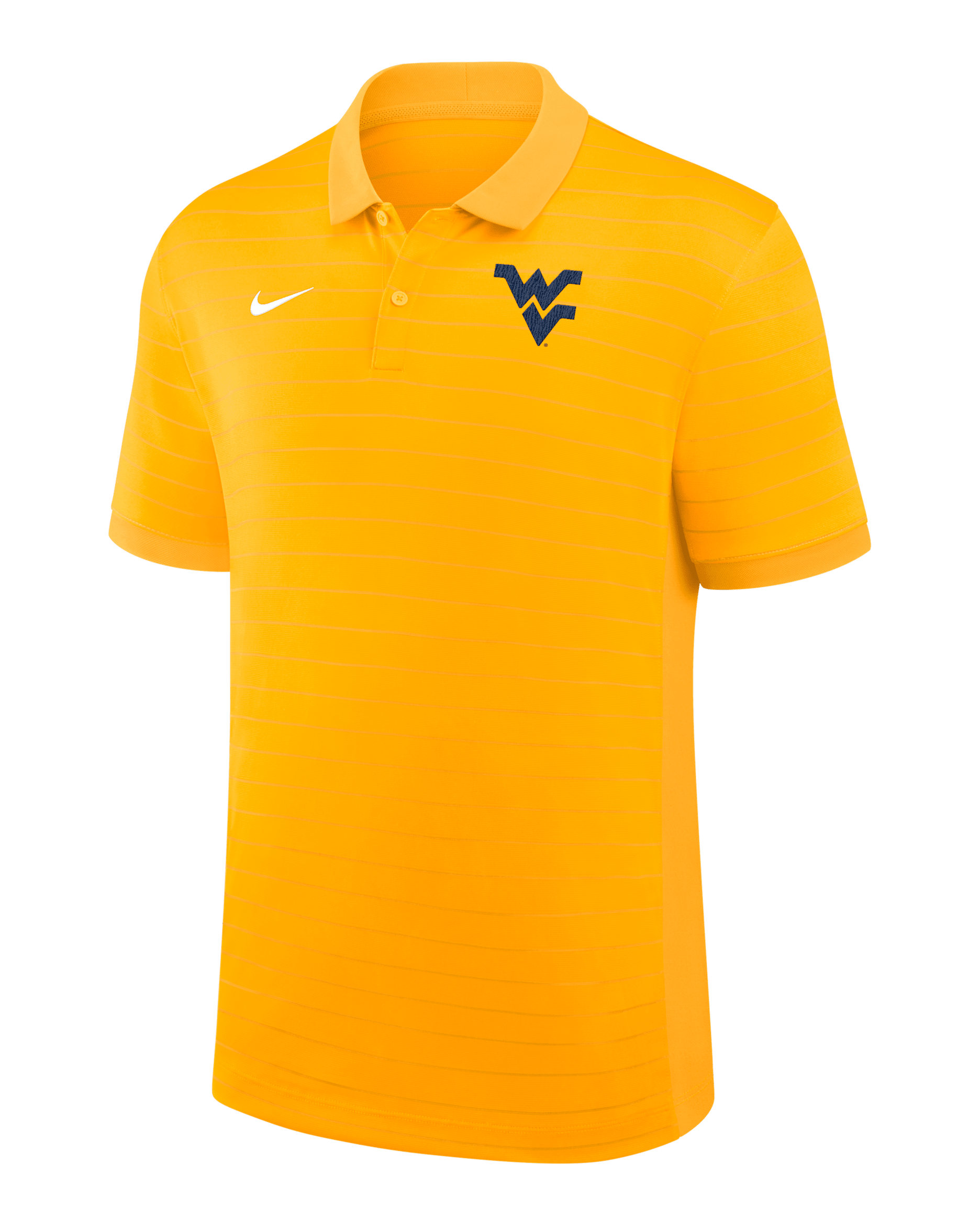 West Virginia Sideline Victory Stripe Men's Nike Dri-FIT College Polo ...
