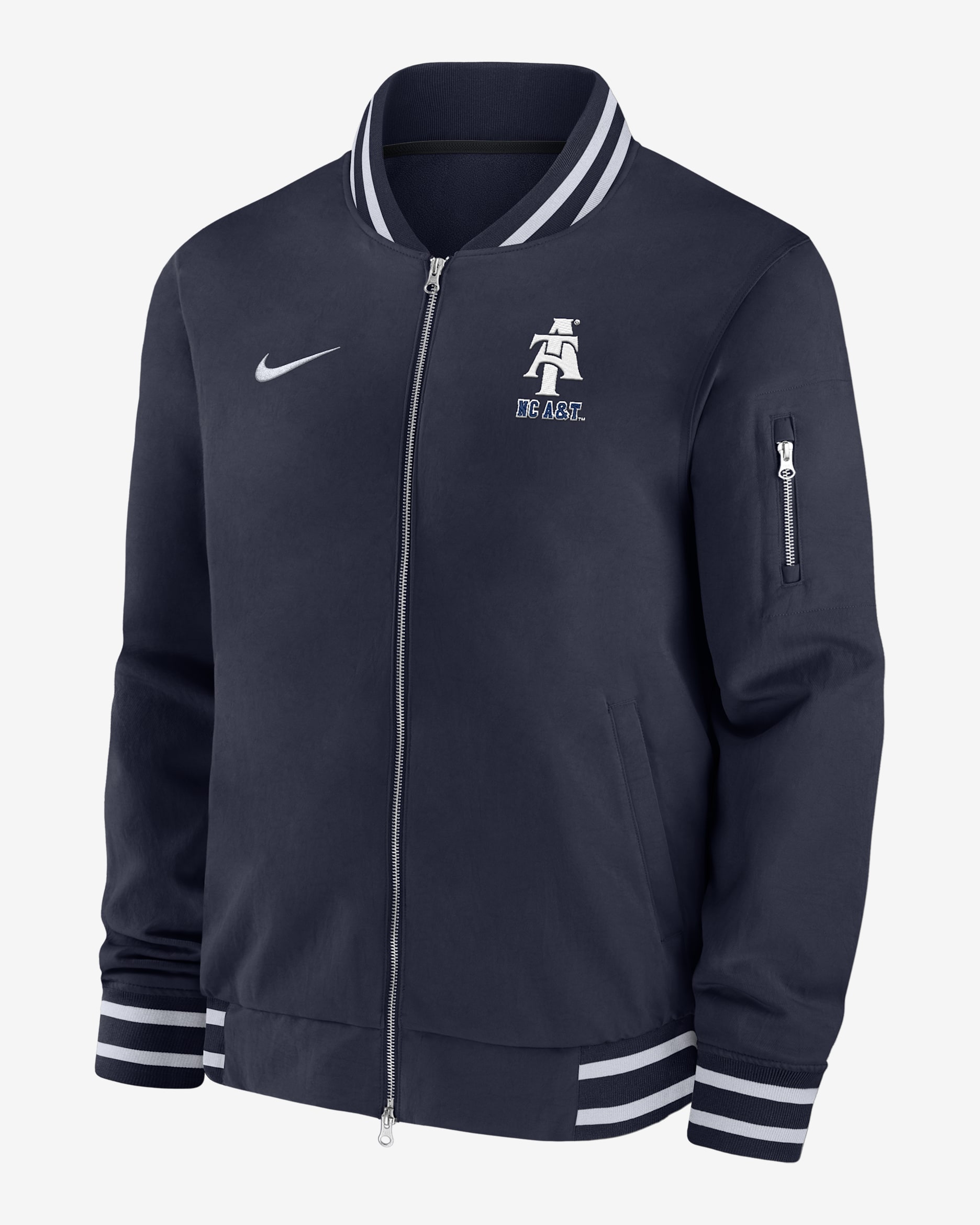 North Carolina A&T Men's Nike College Bomber Jacket. Nike.com