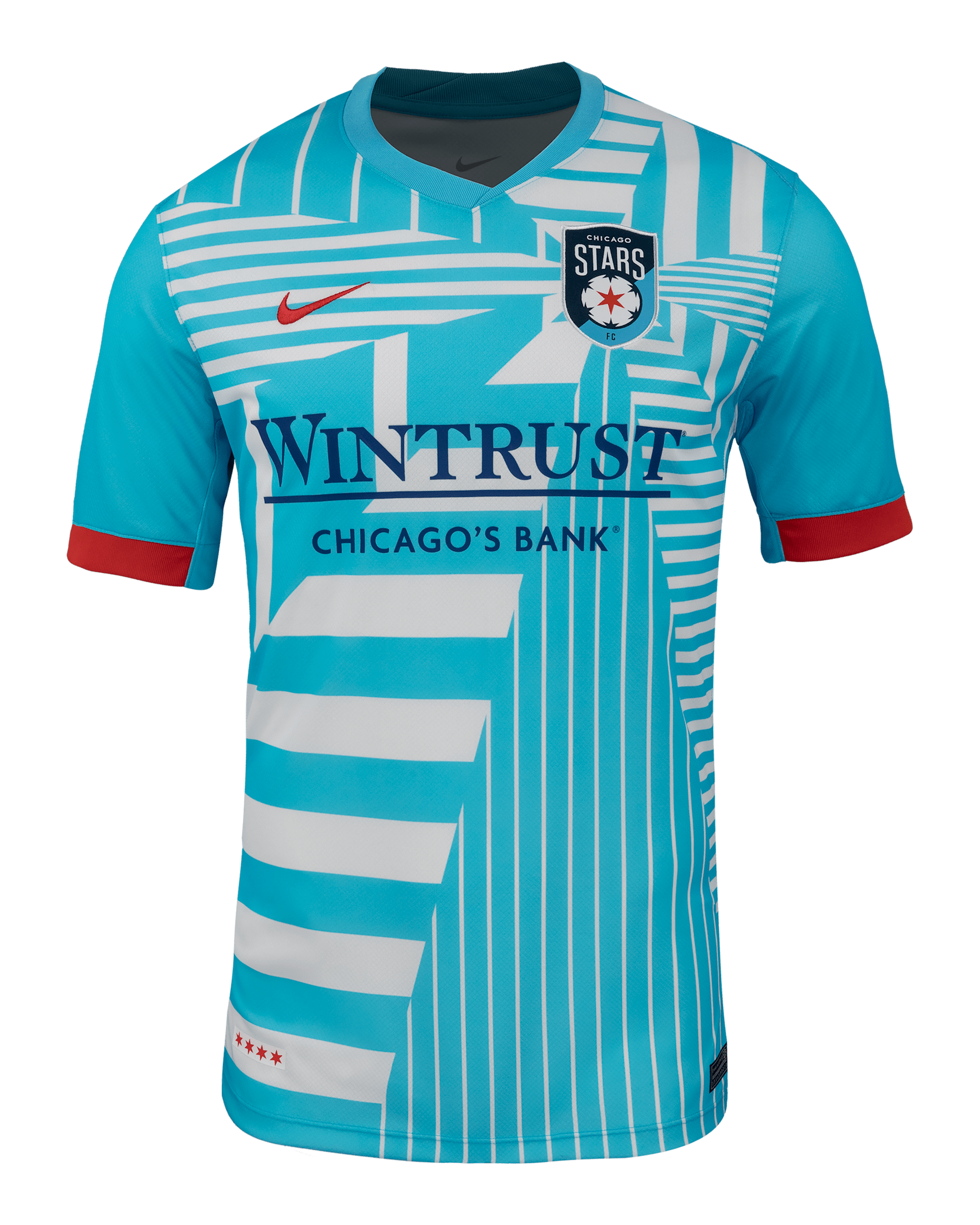 Jersey Nike Dri-FIT de la NWSL Replica para hombre del Chicago Stars FC local 2025 Stadium. Nike.com