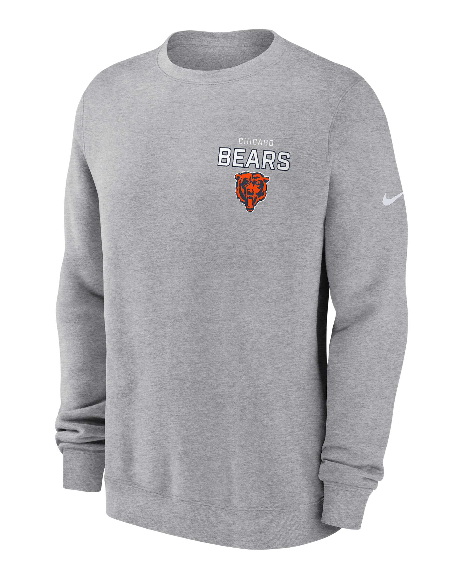 Chicago Bears Draw Block Club Men's Nike NFL Pullover Crew. Nike.com