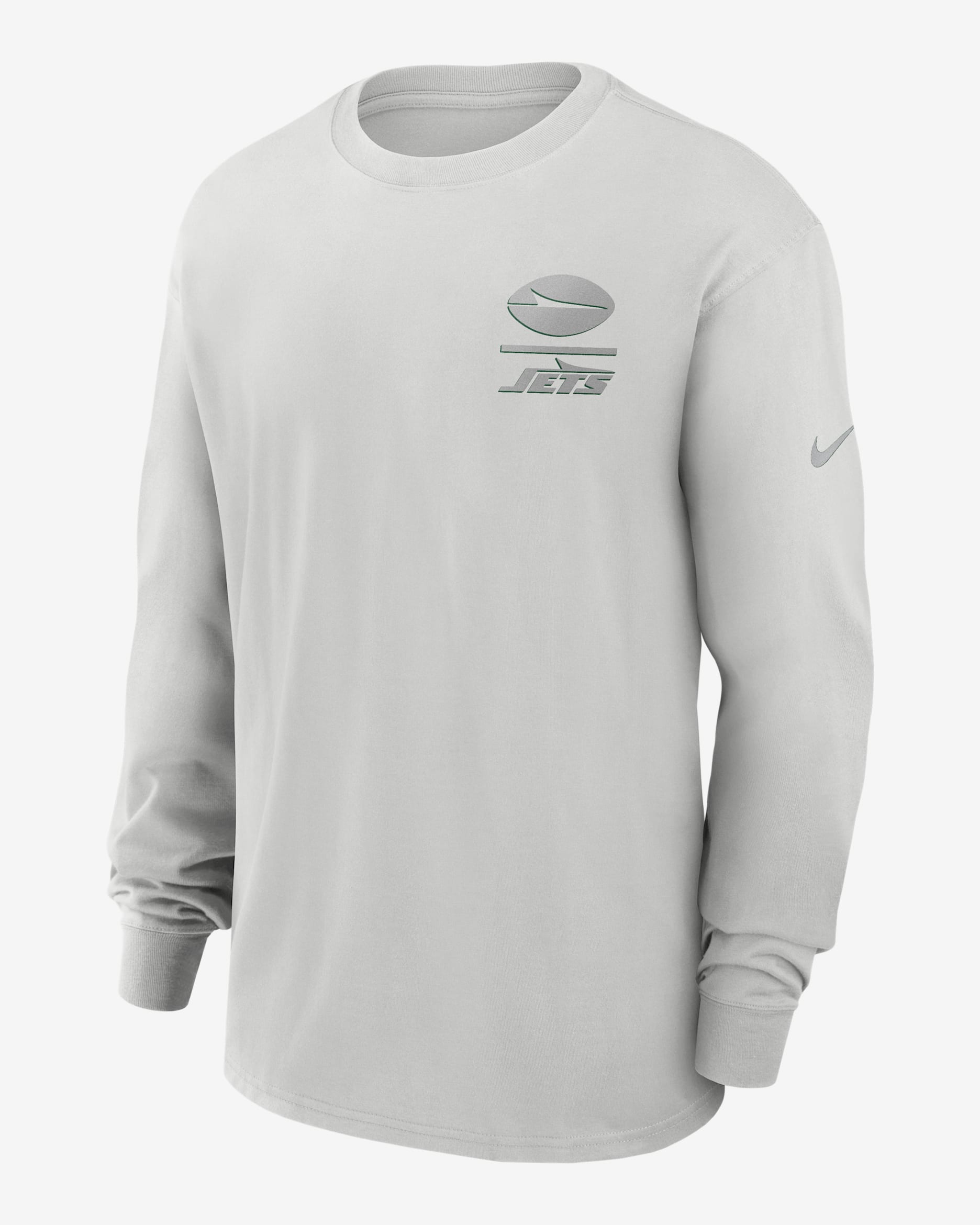 New York Jets Essential Heavy Max90 Men's Nike NFL Long-Sleeve T-Shirt ...