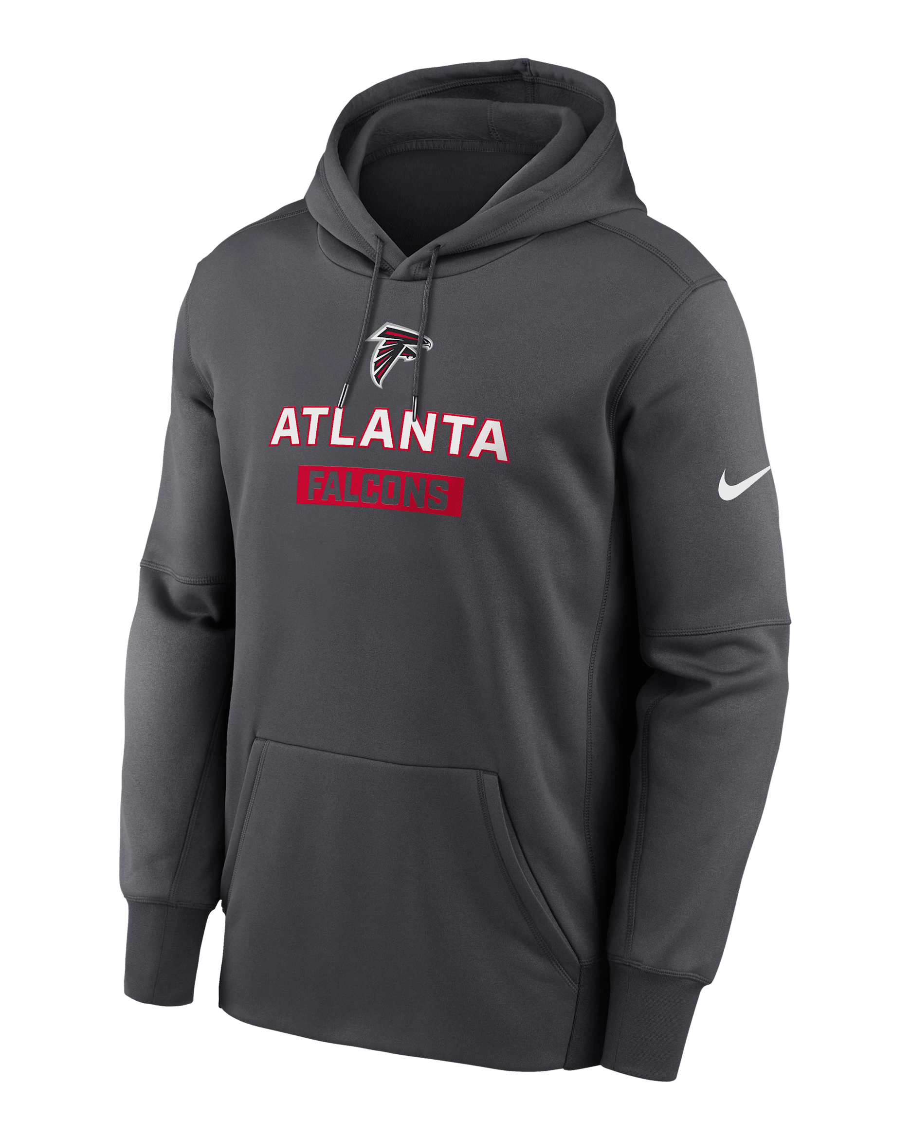Sudadera con gorro sin cierre Nike Therma de la NFL para hombre Atlanta ...