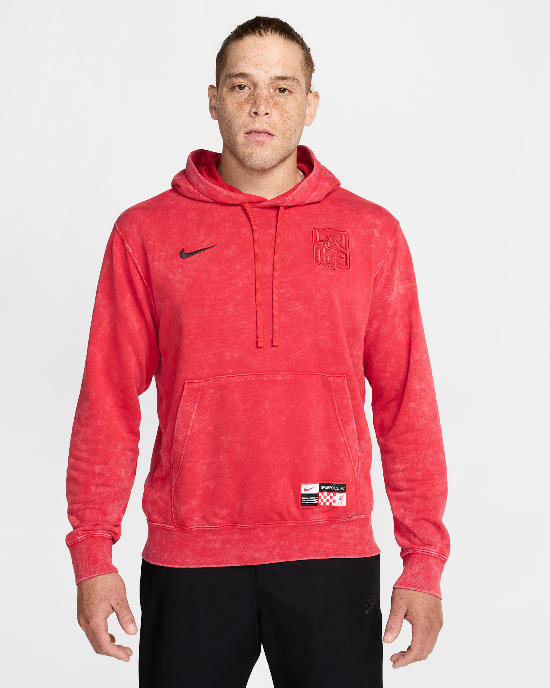 Liverpool F.C. Club Third Men's Nike Football French Terry Pullover Hoodie. Nike ID