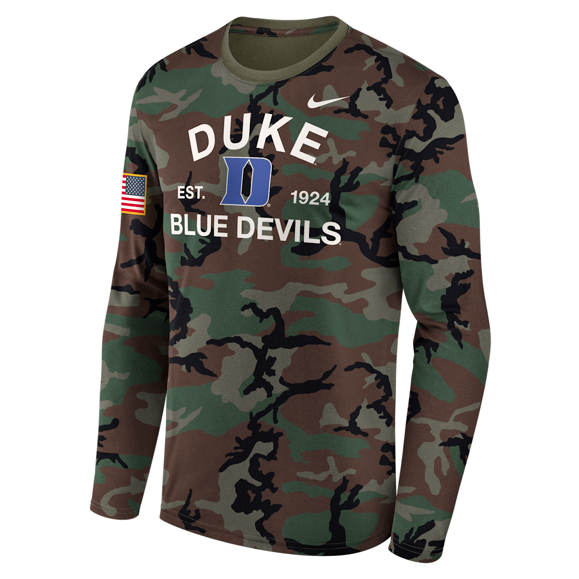 Duke Blue Devils Manga larga. Nike US