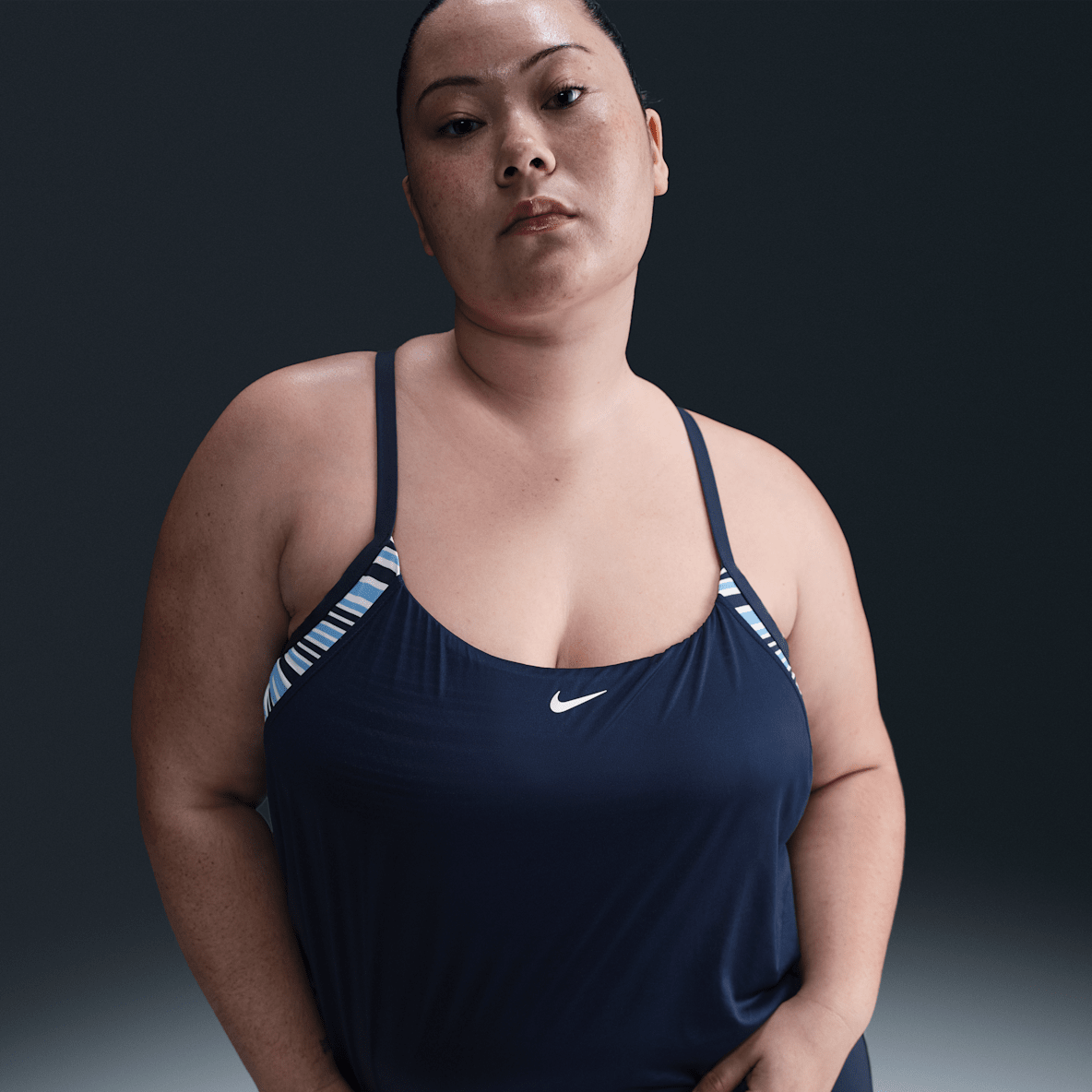Plus Size Swimming Swim Tops. Nike.com