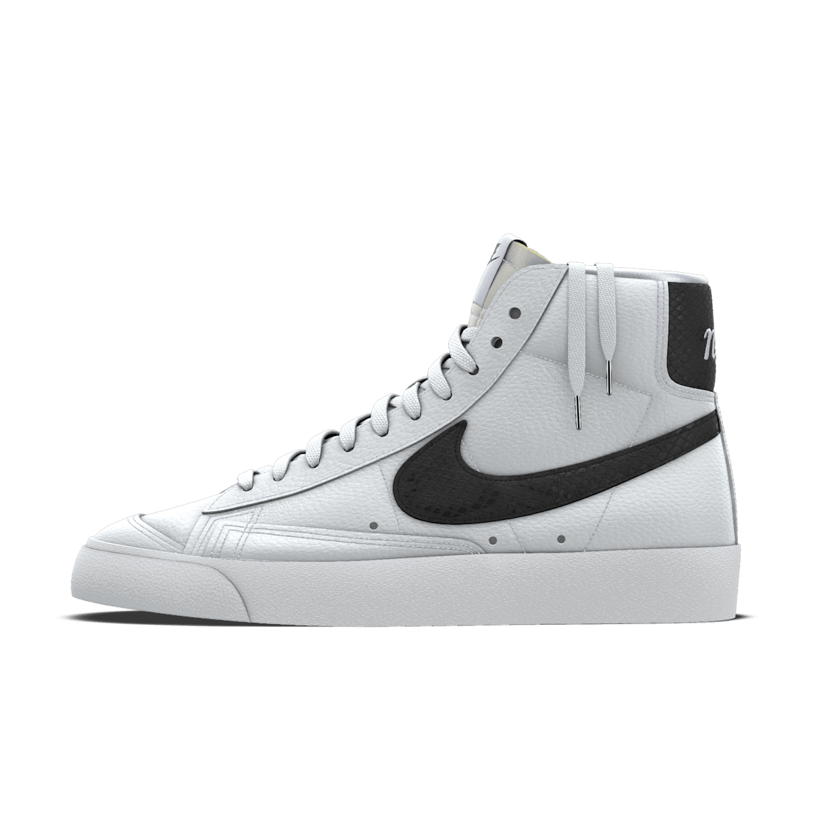 White Blazer Shoes. Nike ID