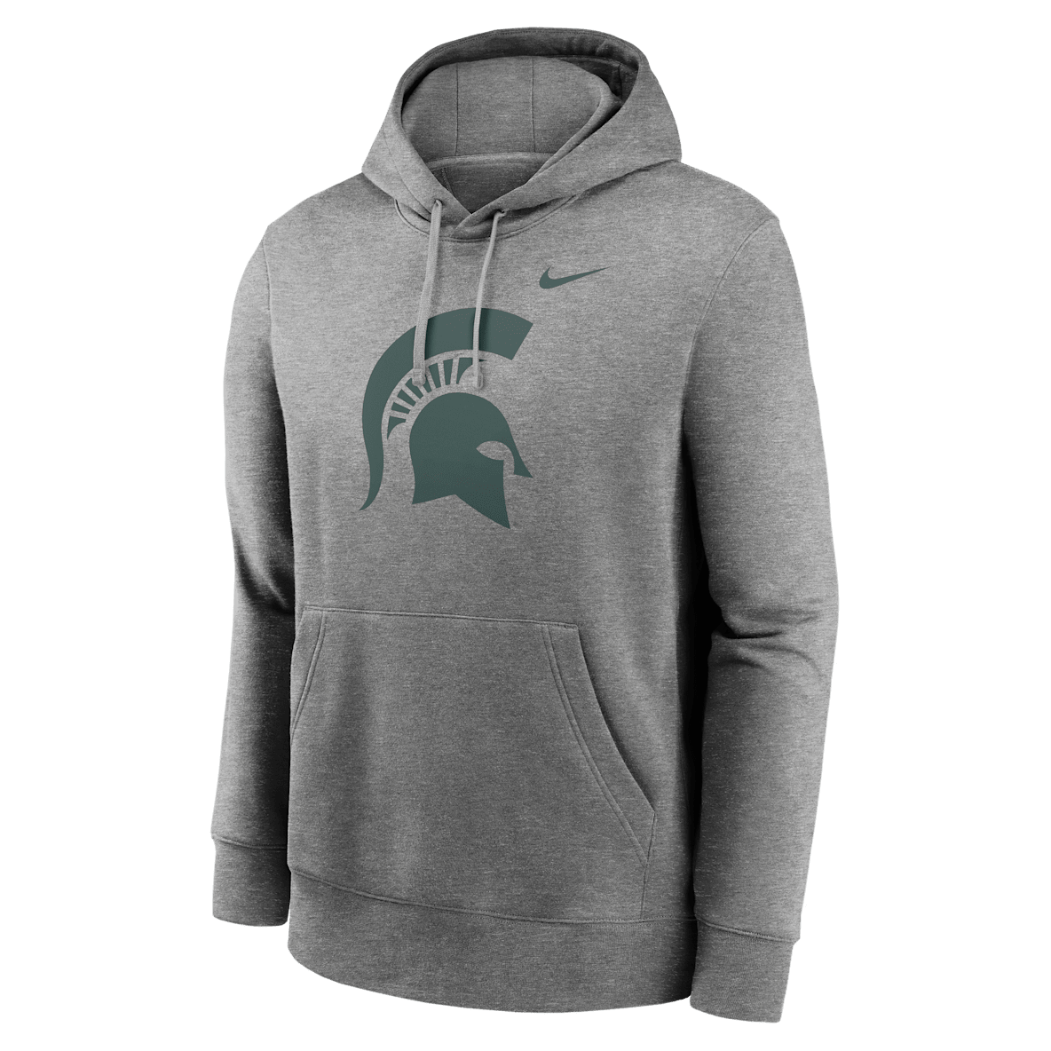 Gris Michigan State Spartans Sudaderas con y sin gorro. Nike US
