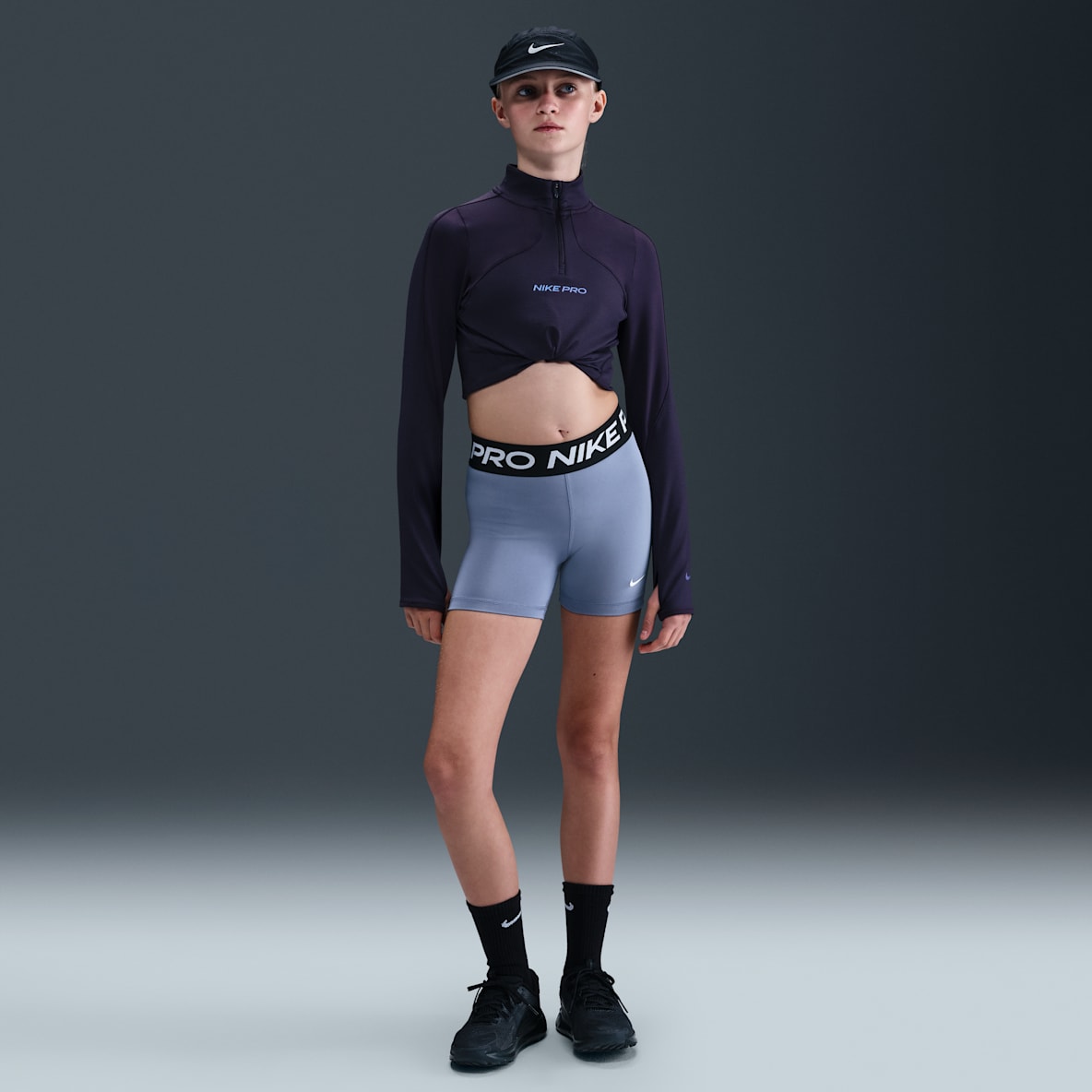 Kids Blue Running Shorts. Nike.com