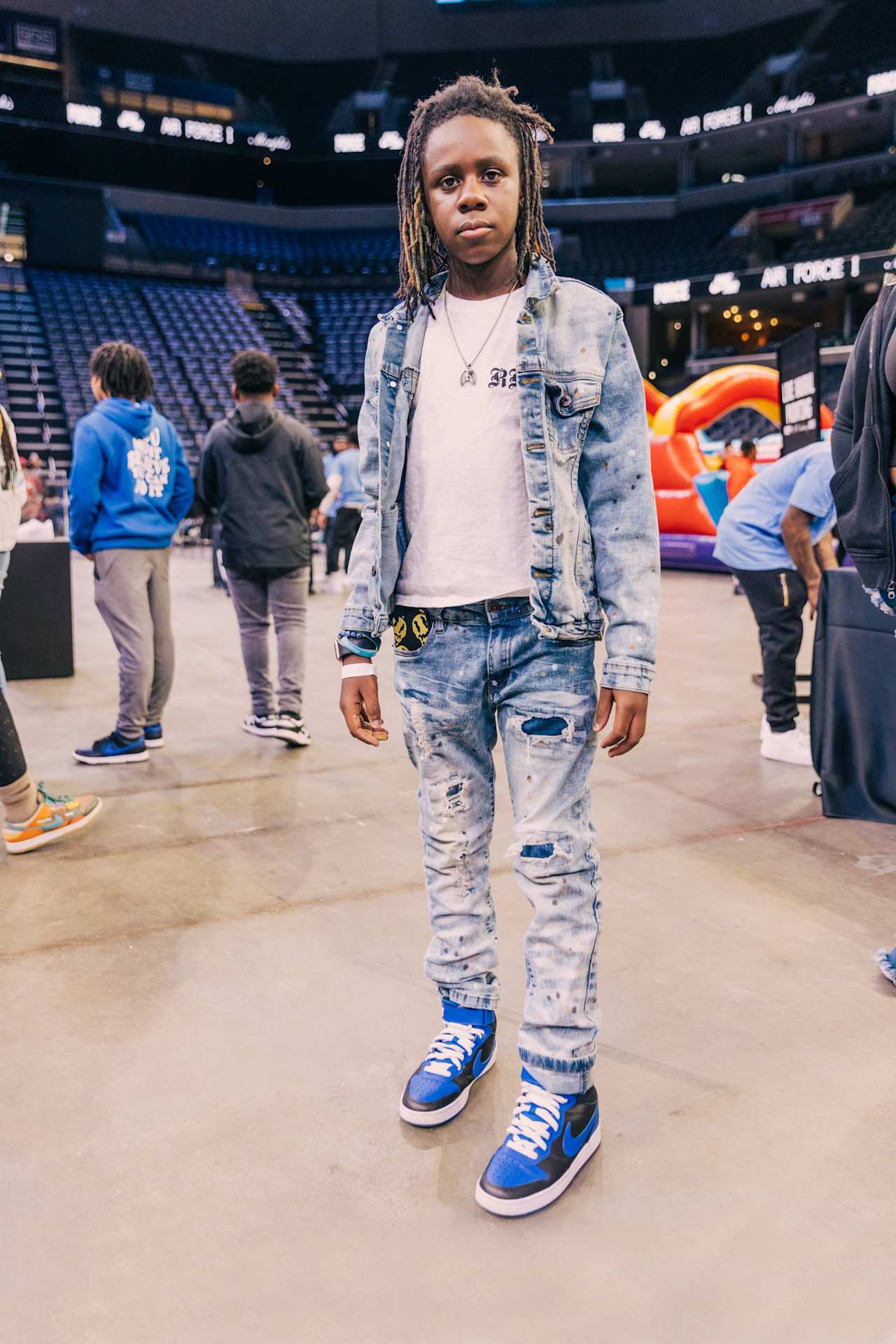 Street SNKRS: Memphis x AF1 40th Anniversary Kid's Celebration. Nike SNKRS