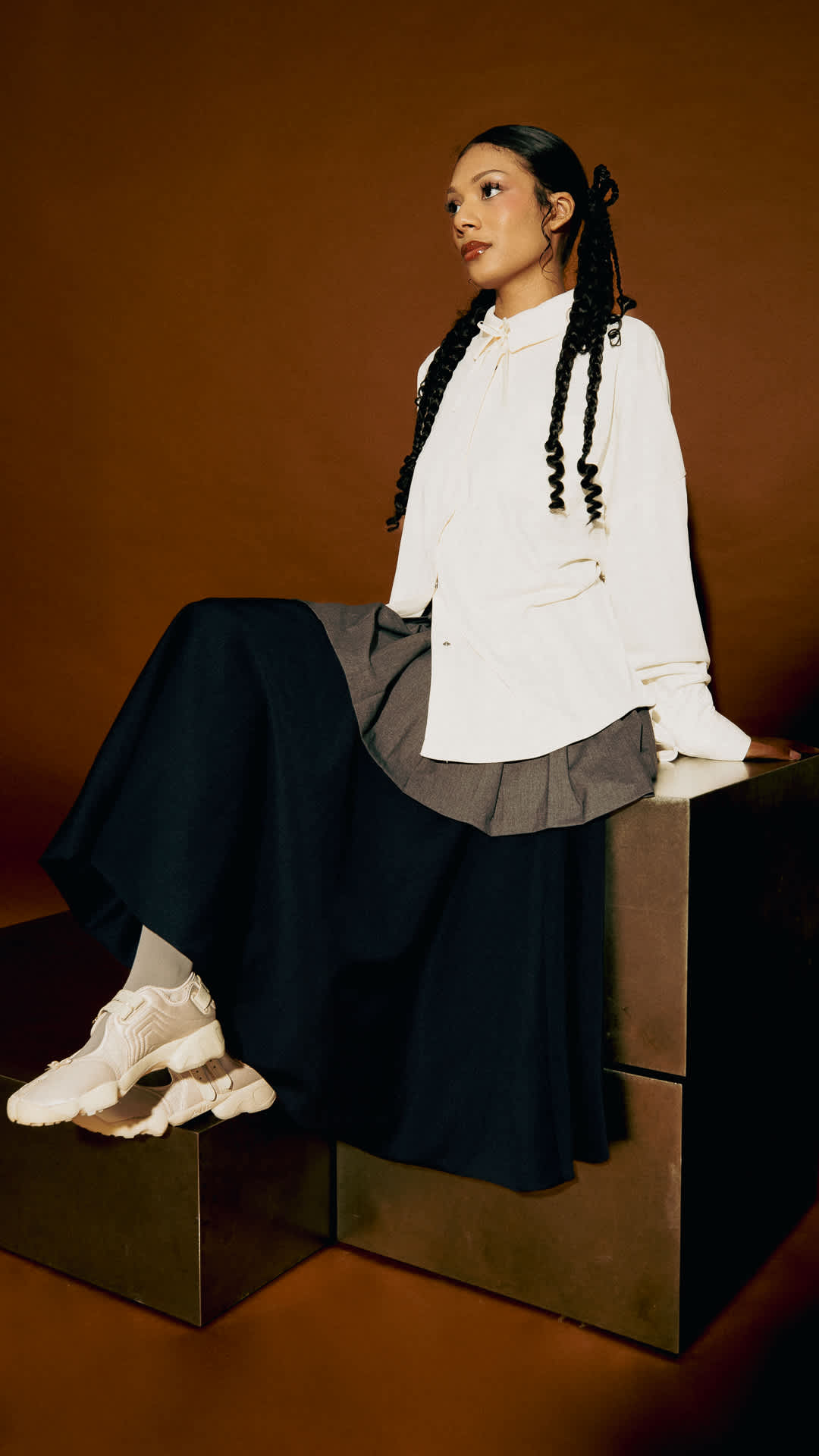 Air Rift Pearl White: Style Editorial. Nike SNKRS