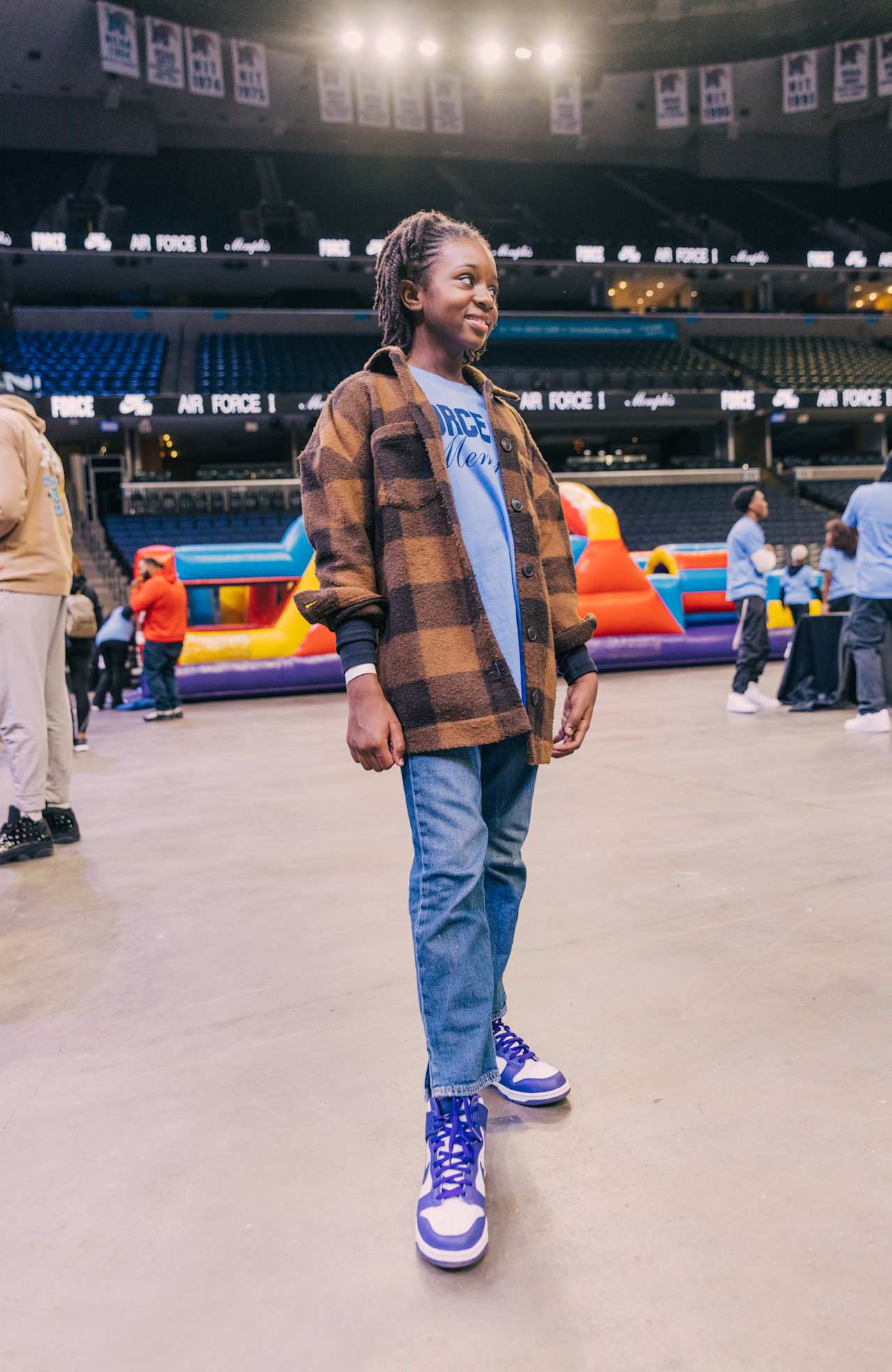 Street SNKRS: Memphis x AF1 40th Anniversary Kid's Celebration. Nike SNKRS