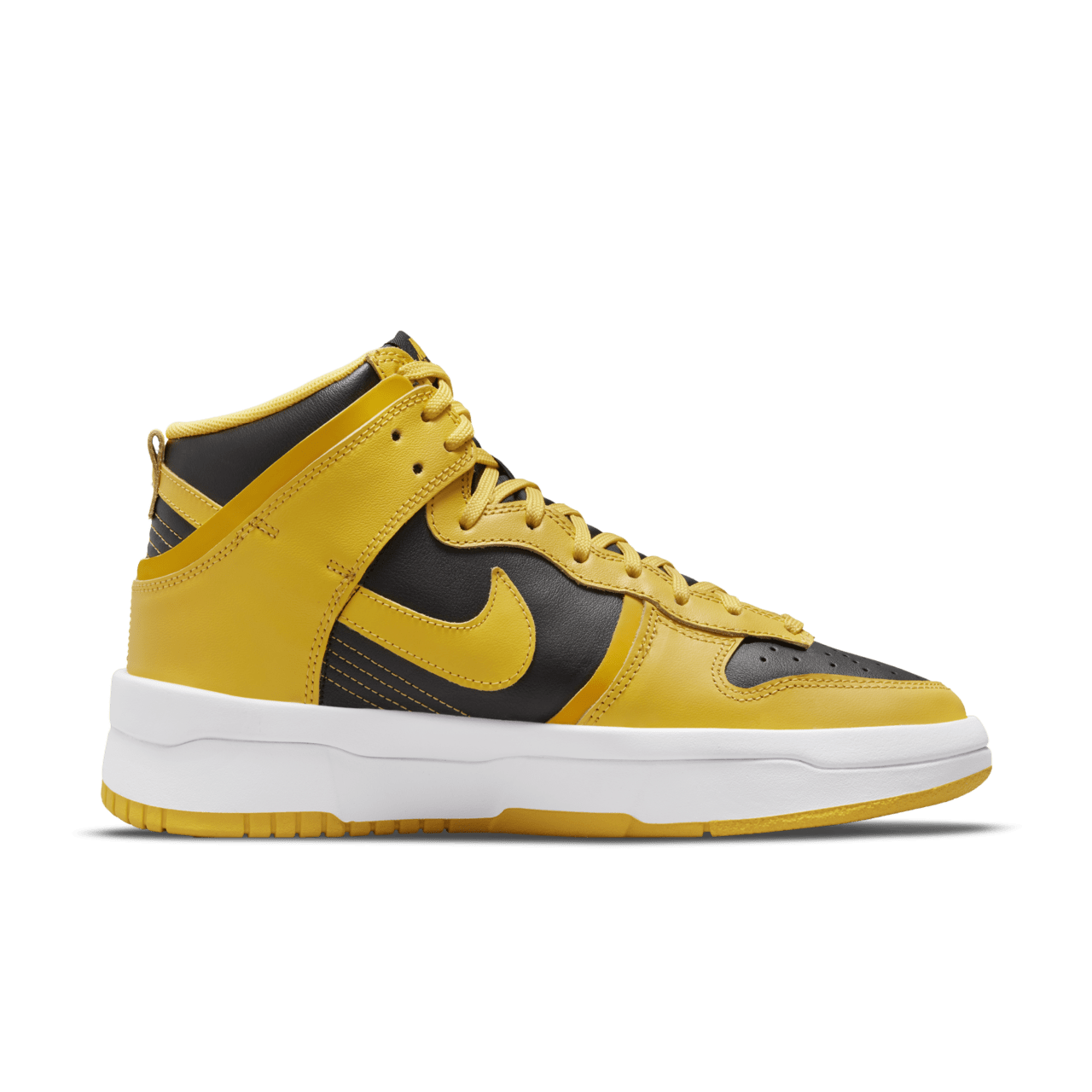 วันเปิดตัว Dunk High Up “Black and Varsity Maize” (DH3718-001) ผู้หญิง ...