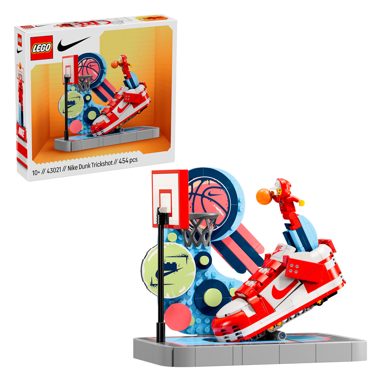 Nike Dunk Trickshot x LEGO® Set 'Building Kit with Exclusive Minifigure' (LE1002-687) Release ...