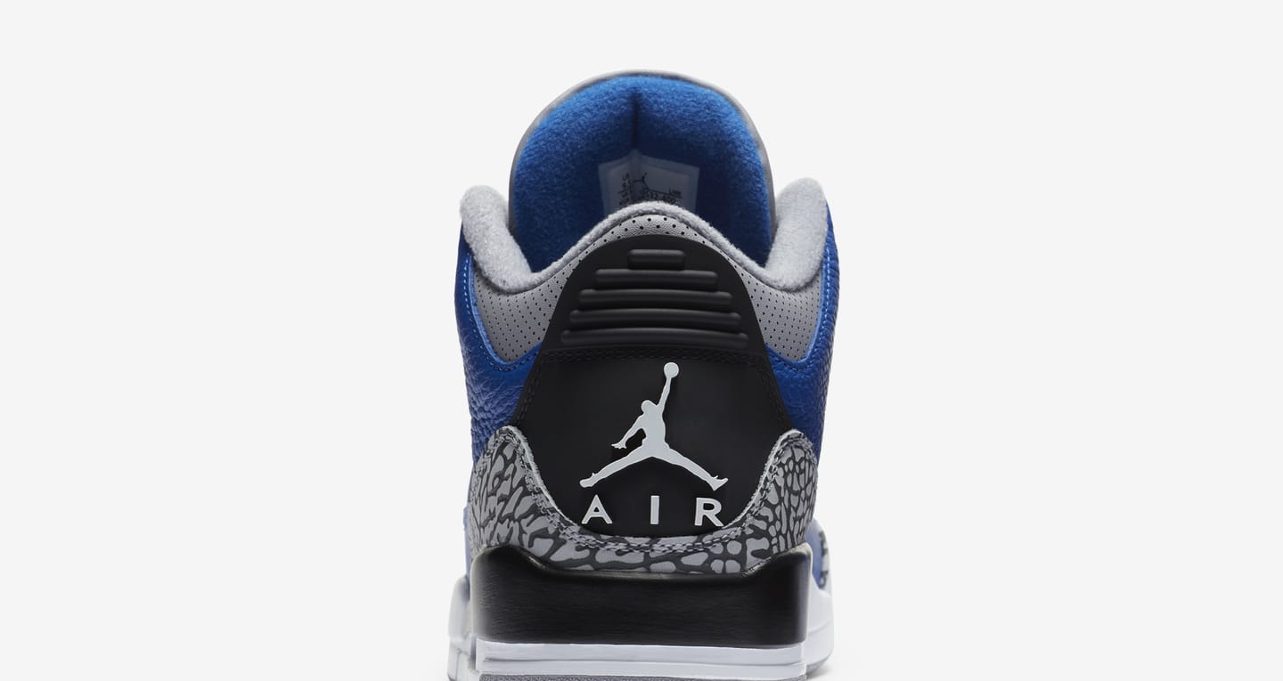 Data de llançament de les Air Jordan 3 "Blue Cement". Nike SNKRS