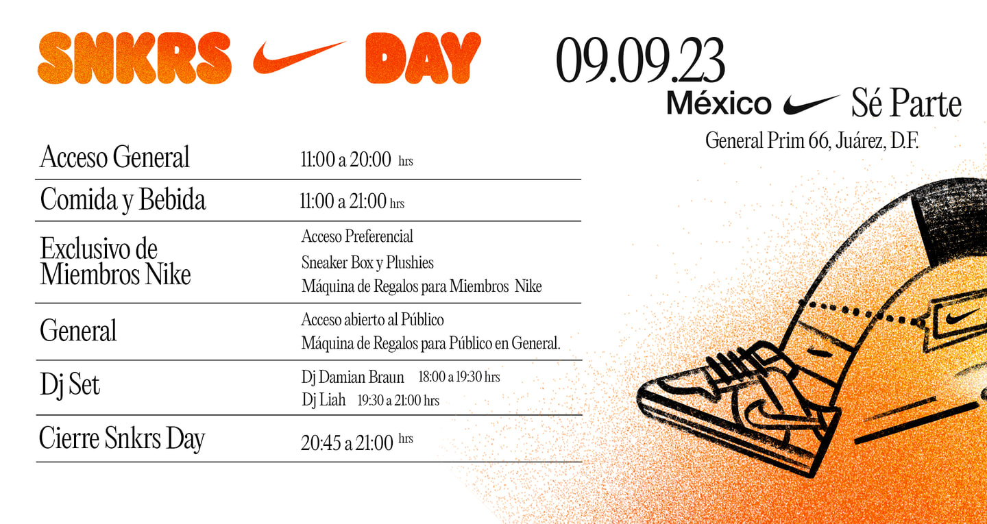 Anuncio del SNKRS Day 2023. Nike SNKRS