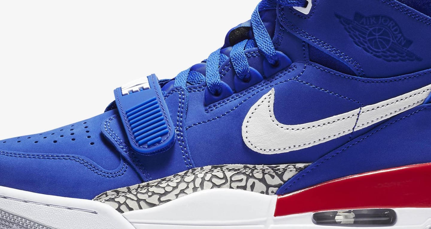 Air Jordan Legacy 312 'Bright Blue & University Red & White' Release ...